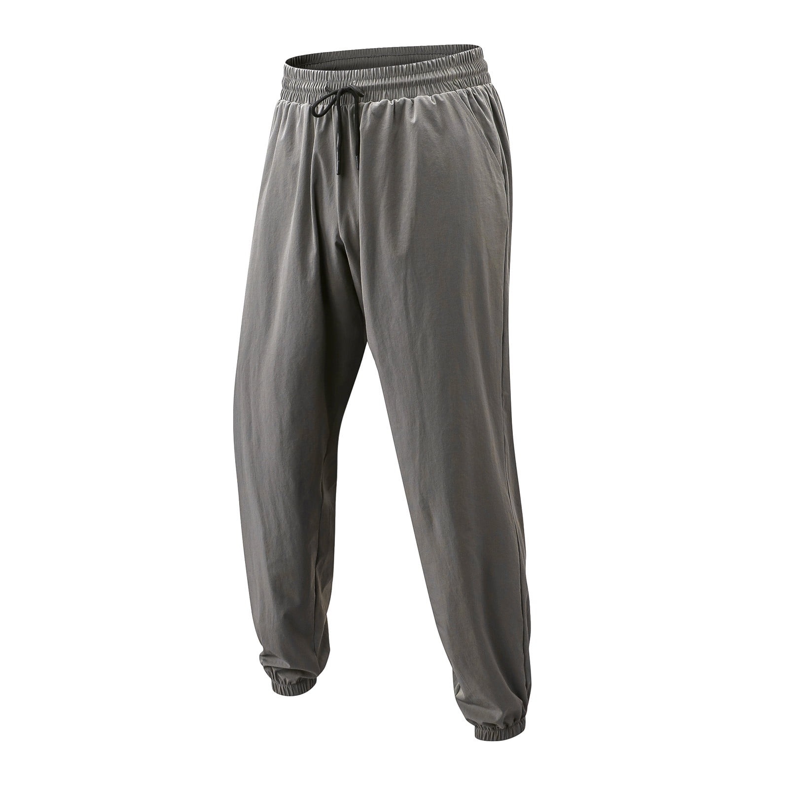 IYTR Men's Velour Jogger Pants with Overlapping Panel Design Loose ...