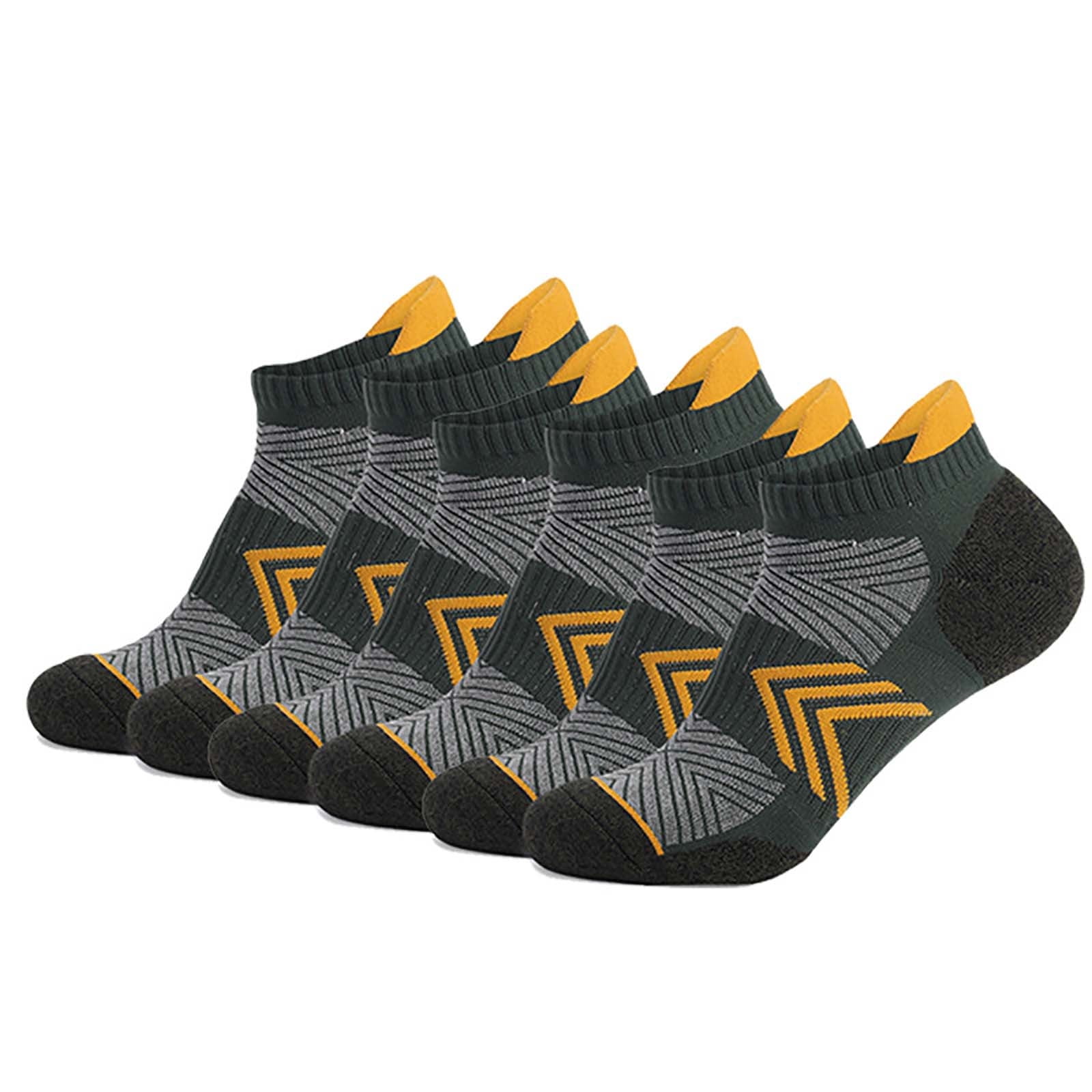 IYTR Mens Low Cut Socks Comfy Sweat Absorbent Breathable Low Calf Non ...
