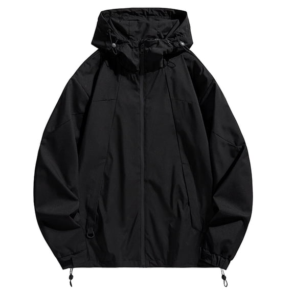 IYTR Windbreaker Jackets for Men Waterproof Rain Jacket Long Sleeve ...