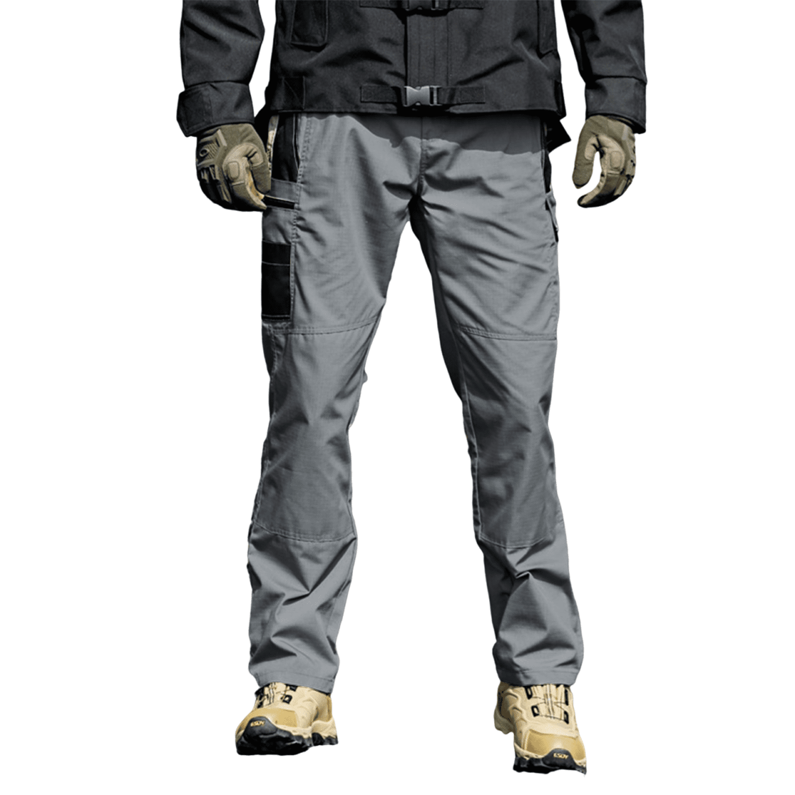 IYYVV Men's Flex Ripstop Tactical Pants, Water Resistant Stretch Cargo ...