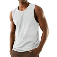 DEVOPS Men's 3-Pack Muscle Shirts, Dri Fit Gym Workout Tank Top, Medium ...