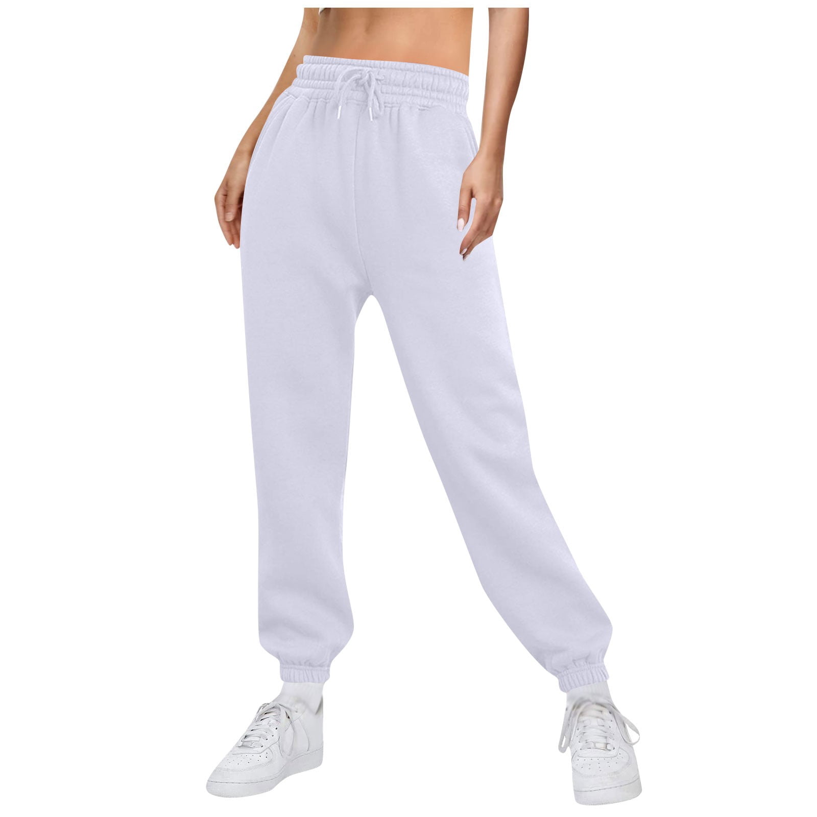IYYVV Women's Lightweight Joggers Pants with Pockets Athletic Workout ...