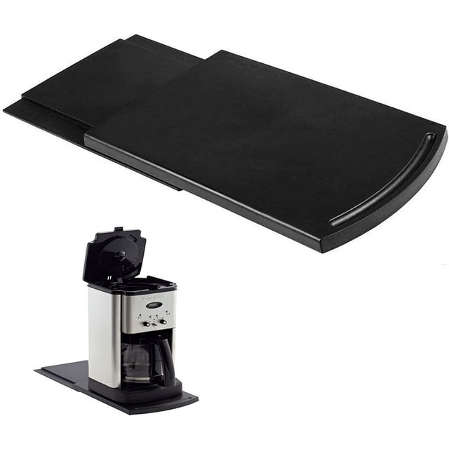 IZEYNO Coffee Maker Trays, Kitchen Caddy Sliding Coffee Tray Mat, 12 ...