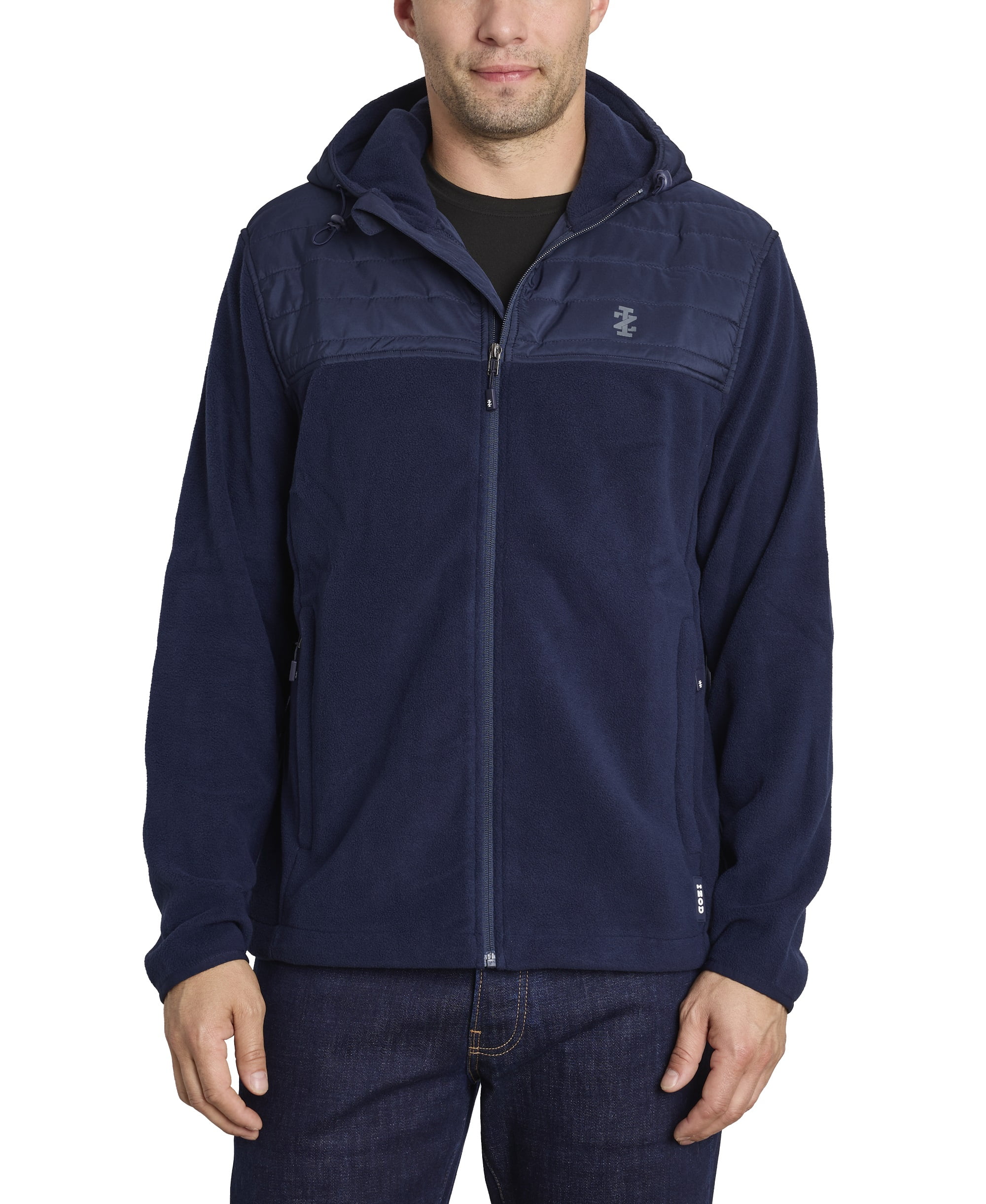 IZOD Men's Hooded Fleece Jacket - Walmart.com