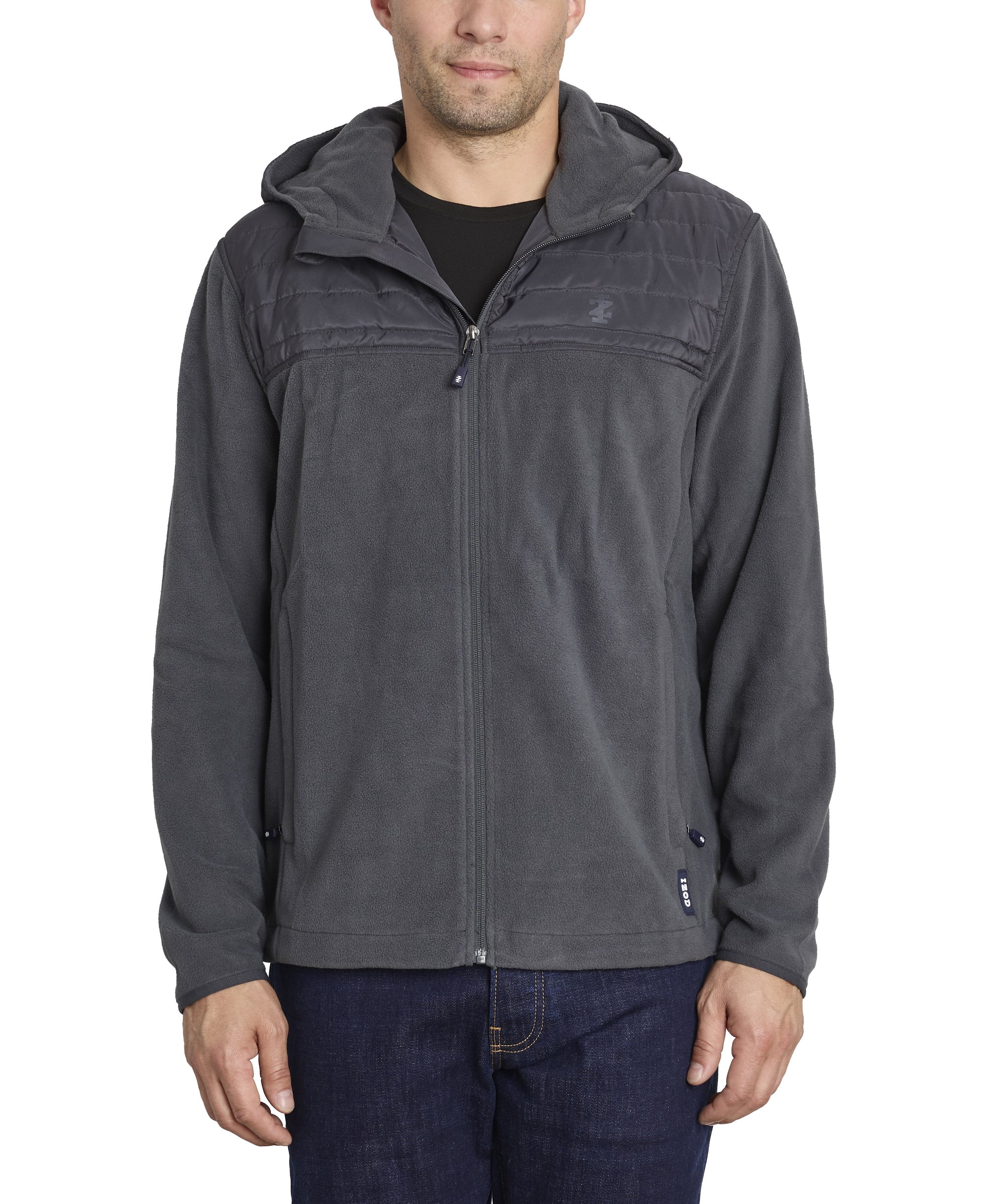 IZOD Men's & Big Men's Hooded Fleece Jacket, Up to Size 2XL - Walmart.com