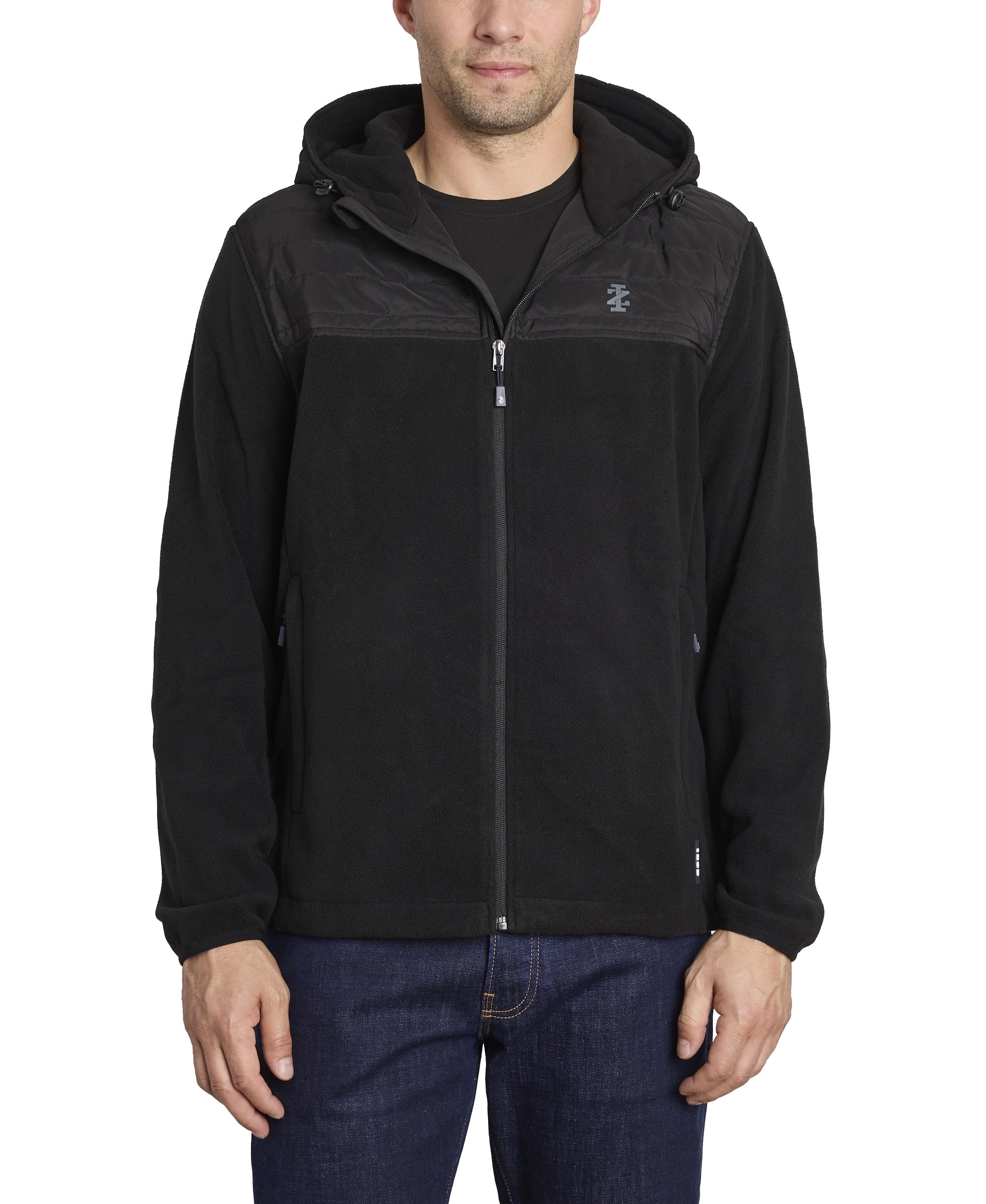 IZOD Men's & Big Men's Hooded Fleece Jacket, Up to Size 2XL - Walmart.com
