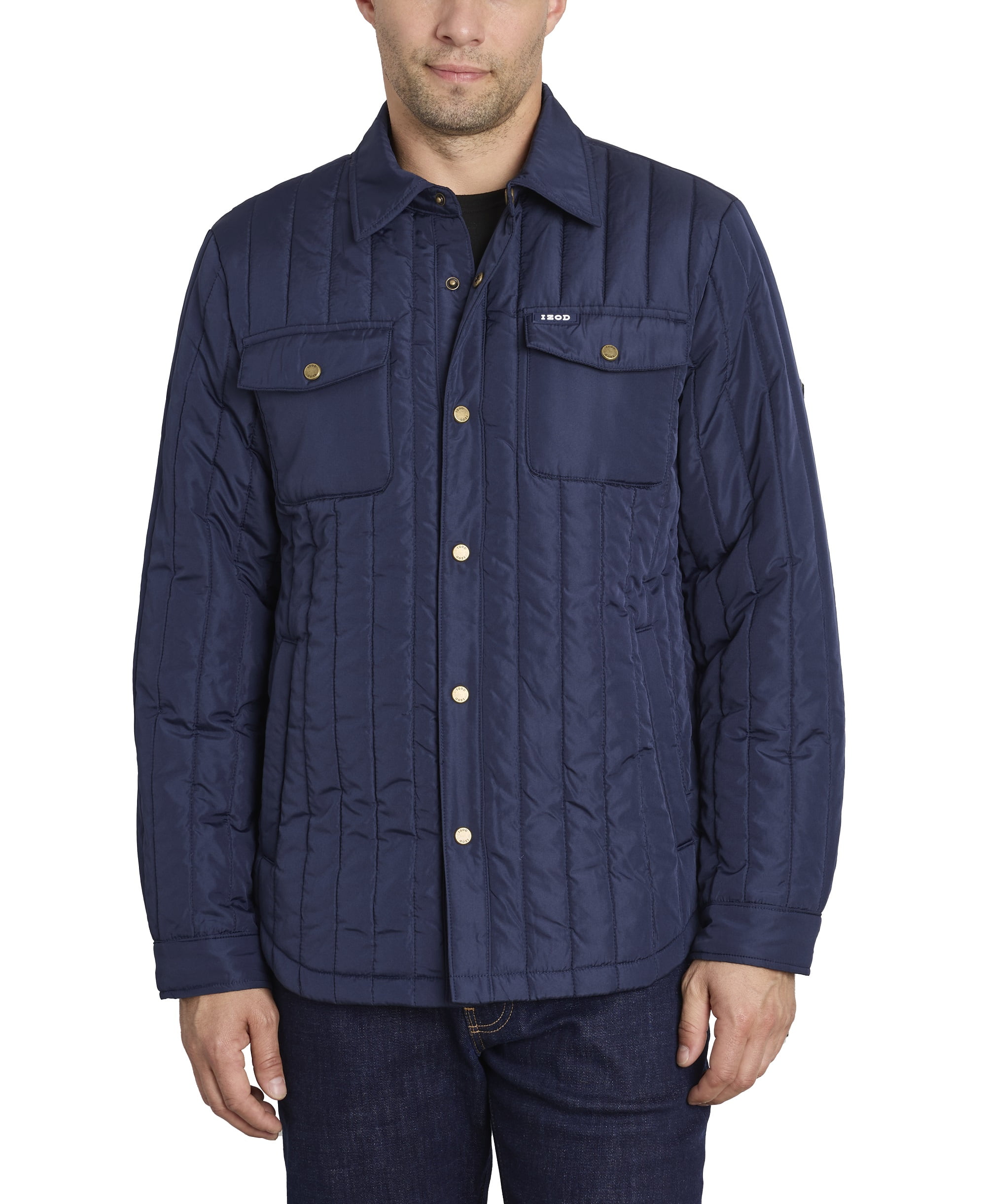 IZOD Lightweight Poly Shirt Jacket - Walmart.com