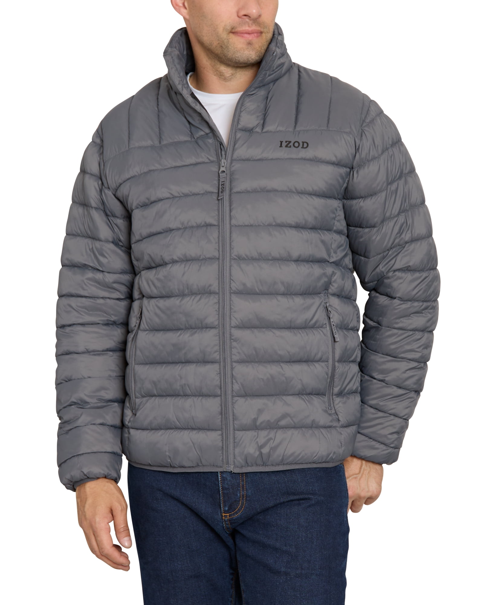 IZOD Men's & Big Men's Puffer Jacket, Up to Size 2XL - Walmart.com