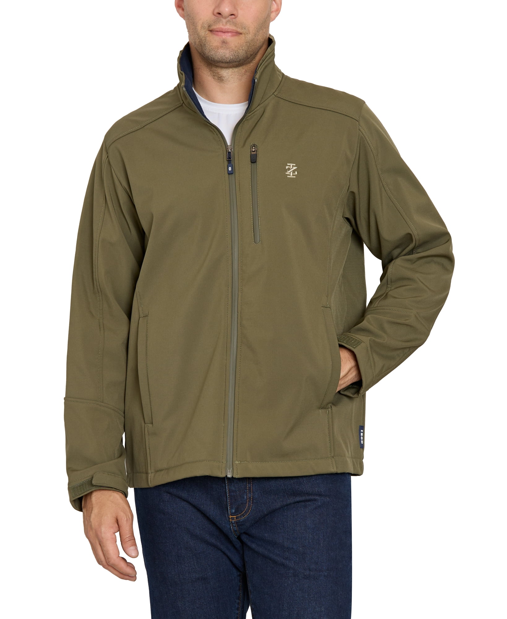 IZOD Men's & Big Men's Softshell Jacket With Fleece Lining, Up to Size ...