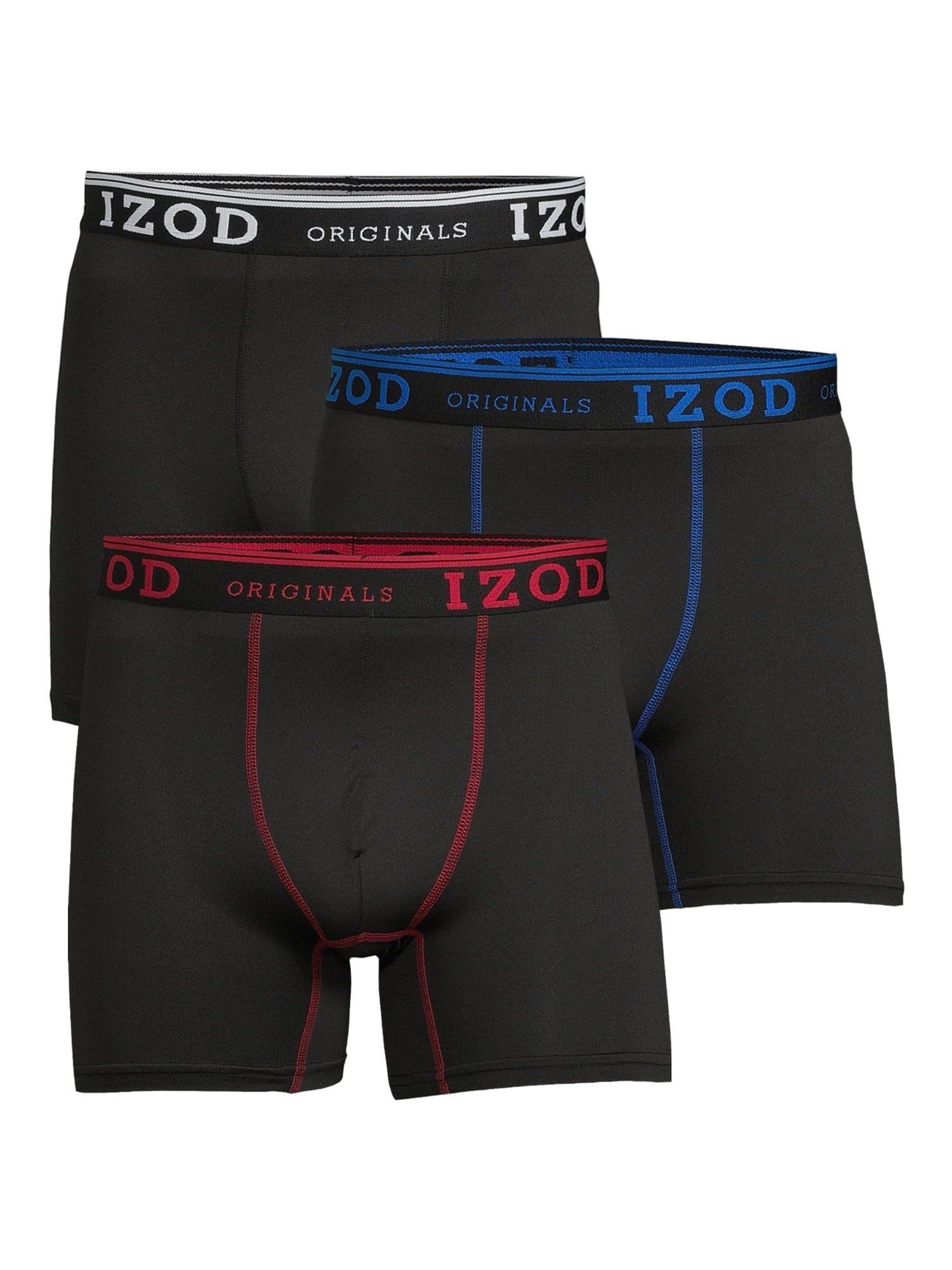 IZOD Men's Boxer Briefs, 3-Pack - Walmart.com