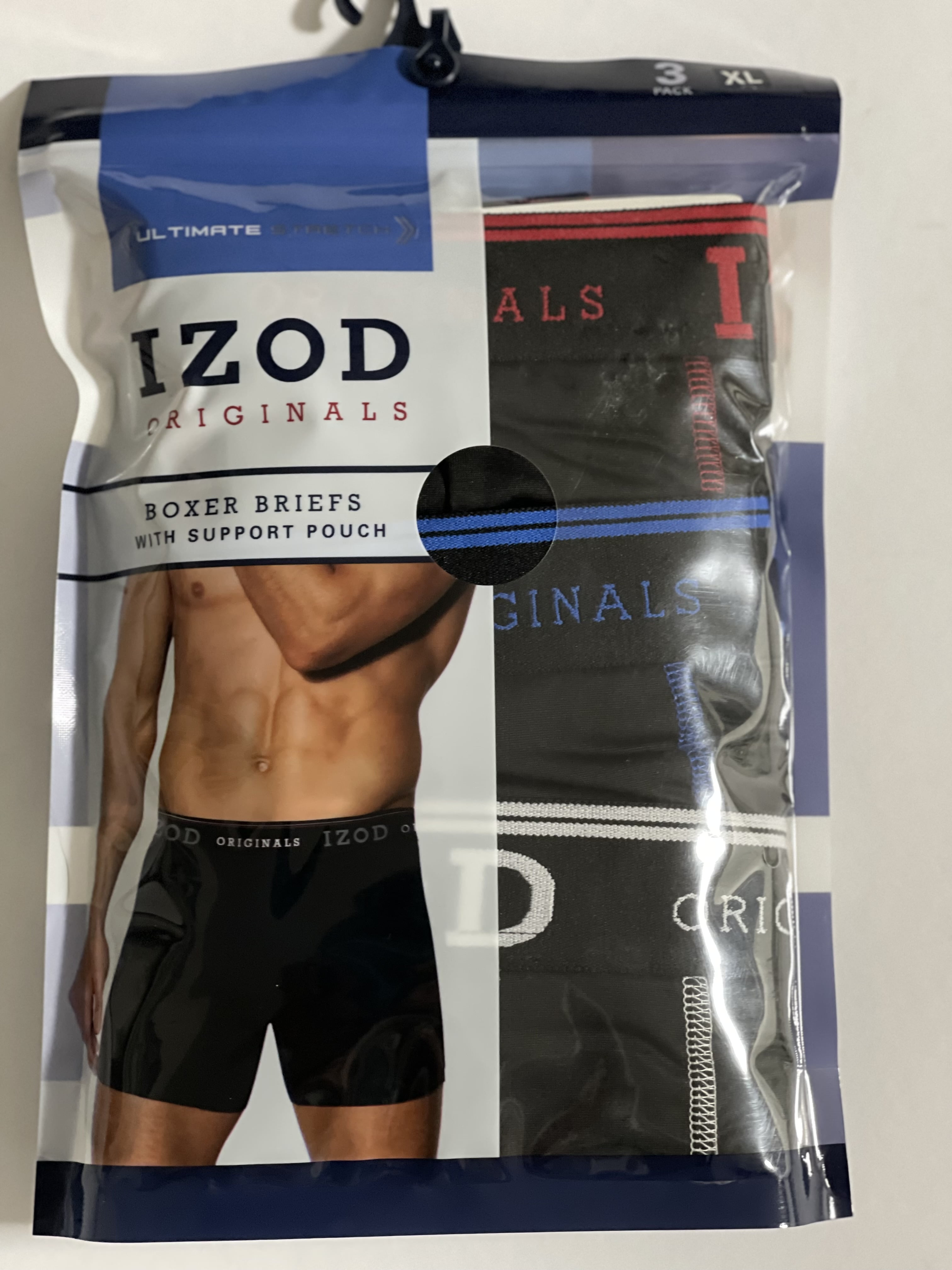 IZOD Men's Boxer Briefs, 3-Pack - Walmart.com