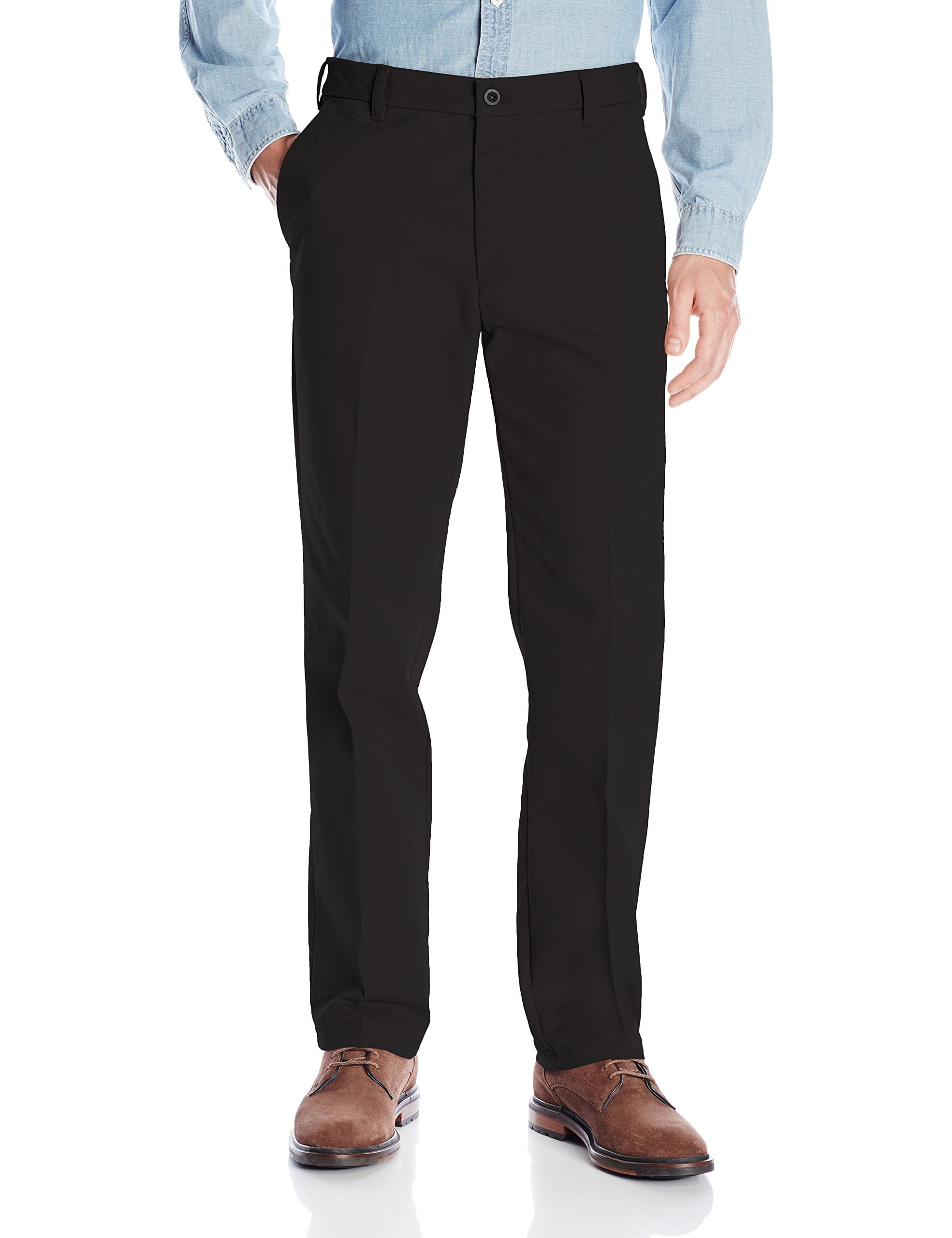 Izod Mens Performance Stretch Straight Fit Flat Front Chino Pant