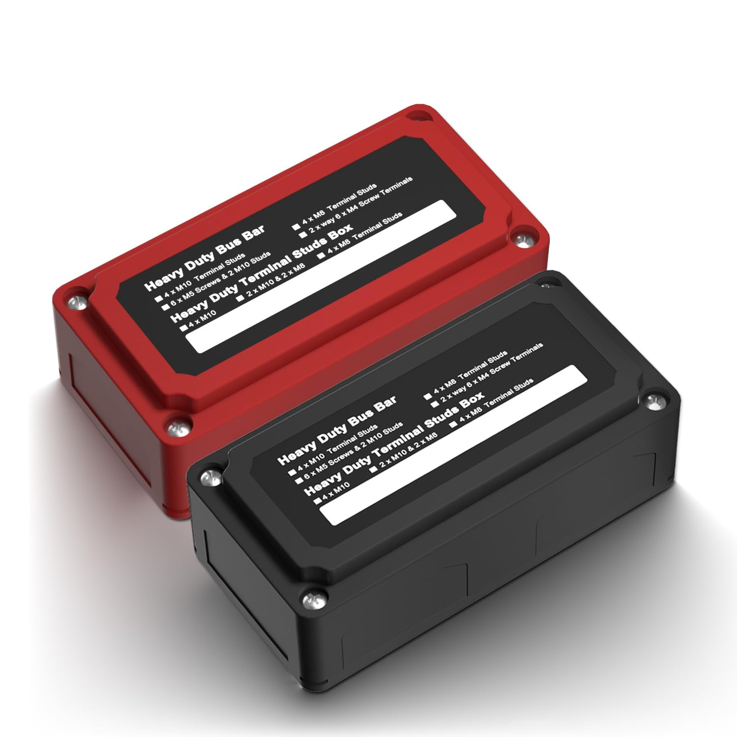 IZTOSS Bus Bar 12v Waterproof Power Distribution Block with 4 x 5/16 ...