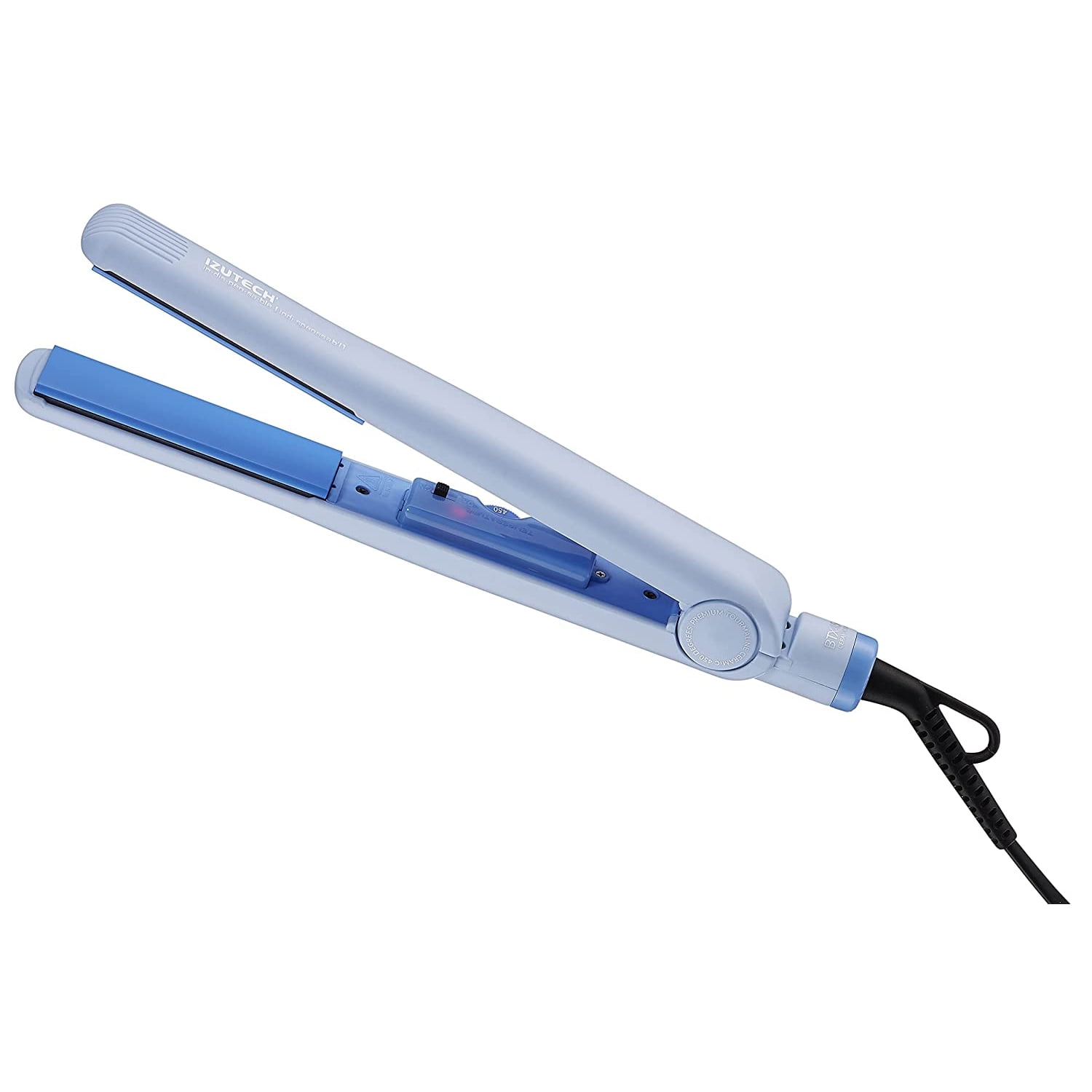 IZUTECH Ceramic Flat Iron BTX450 Blue - Walmart.com