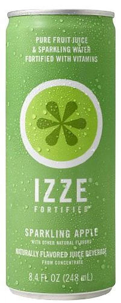 IZZE Fortified Sparkling Apple, Carbonated Fruit Drink Without Alcohol ...