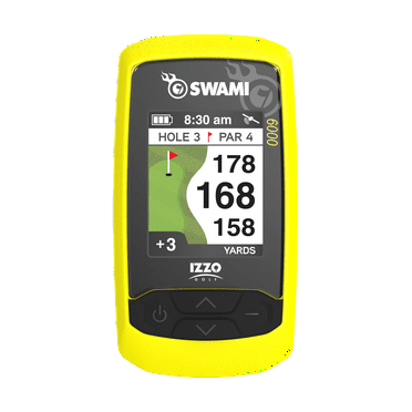 Izzo Golf Swami KISS 2.0 Golf GPS Rangefinder - Grey, Ultra-Compact w ...