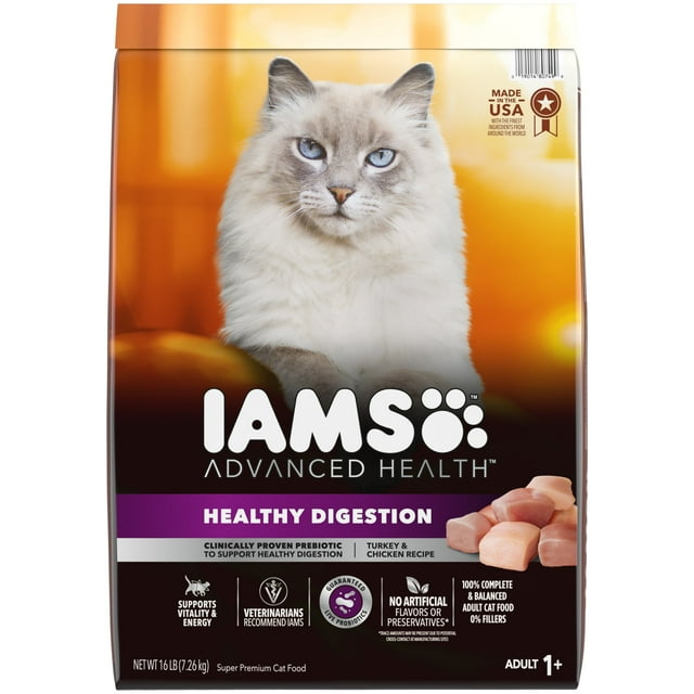 Iams Advanced Health Healthy Digestion Turkey & Chicken Recipe Adult ...