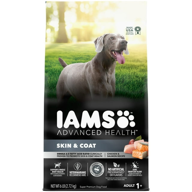 Iams Advanced Health Skin & Coat Chicken And Salmon Recipe Adult Dry ...