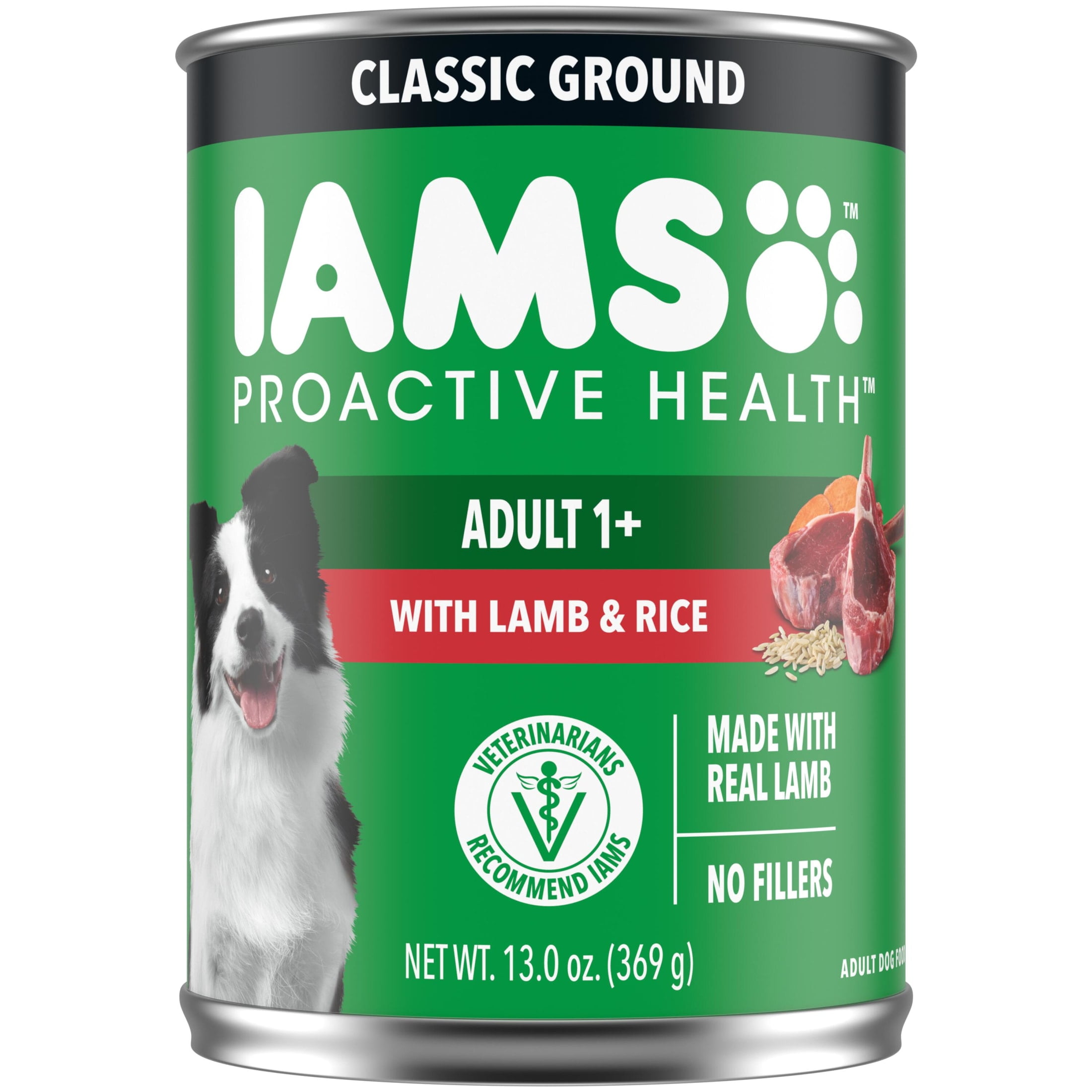 Iams Proactive Health Wet Dog Food, 13 oz Can, Adult, Classic Ground ...