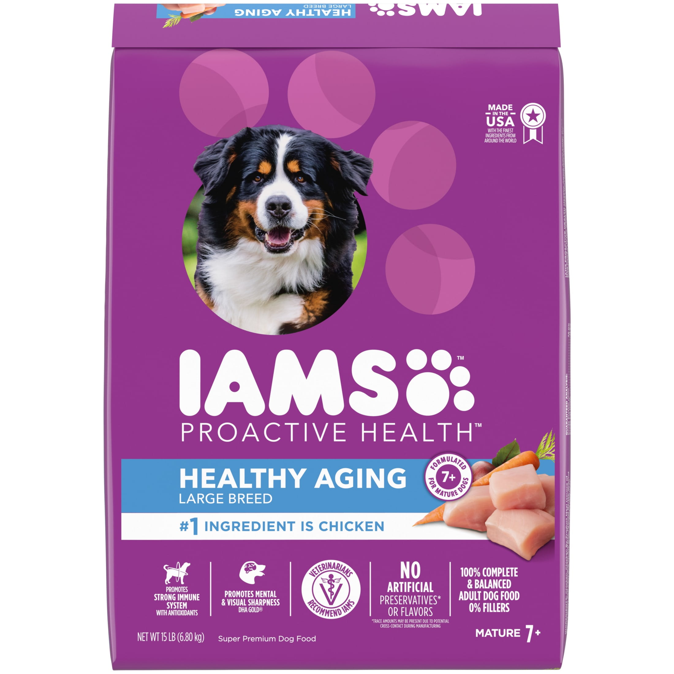 Iams Proactive Health Healthy Aging Large Breeddry Senior Dog Food With ...