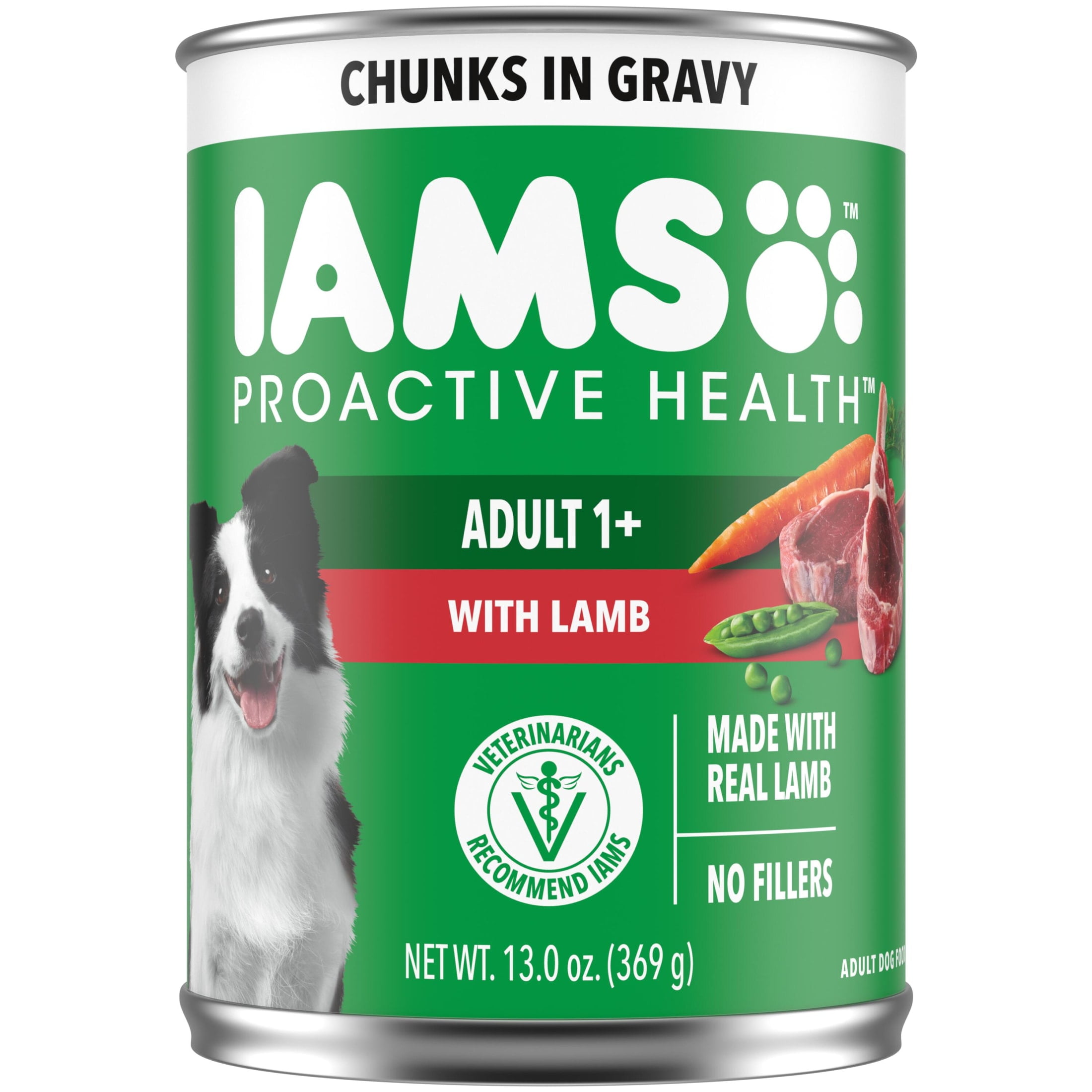 Iams Proactive Health Lamb Chunks In Gravy Wet Dog Food, 13 Oz Can - Walmart.com
