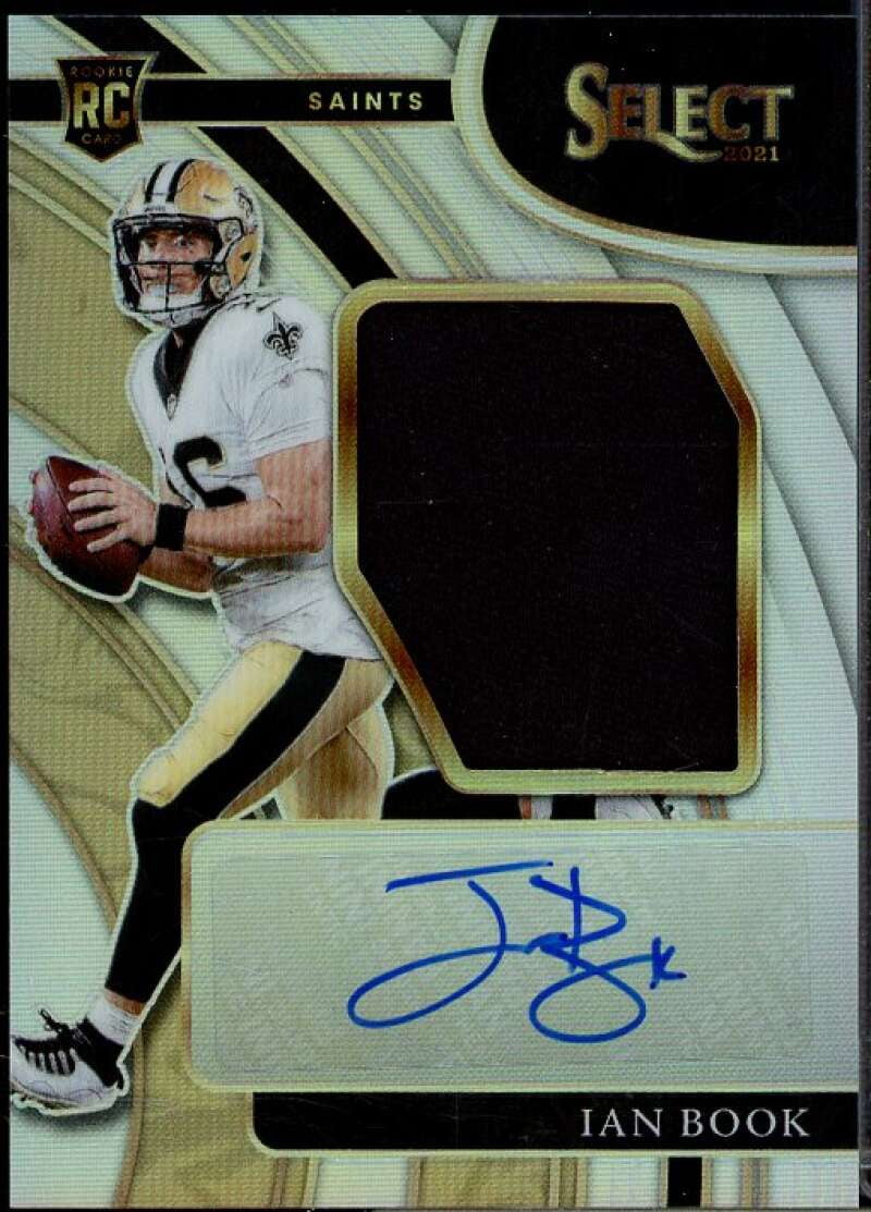 Ian Book Rookie Card 2021 Select Jumbo Rookie Signature Swatches Prizm ...