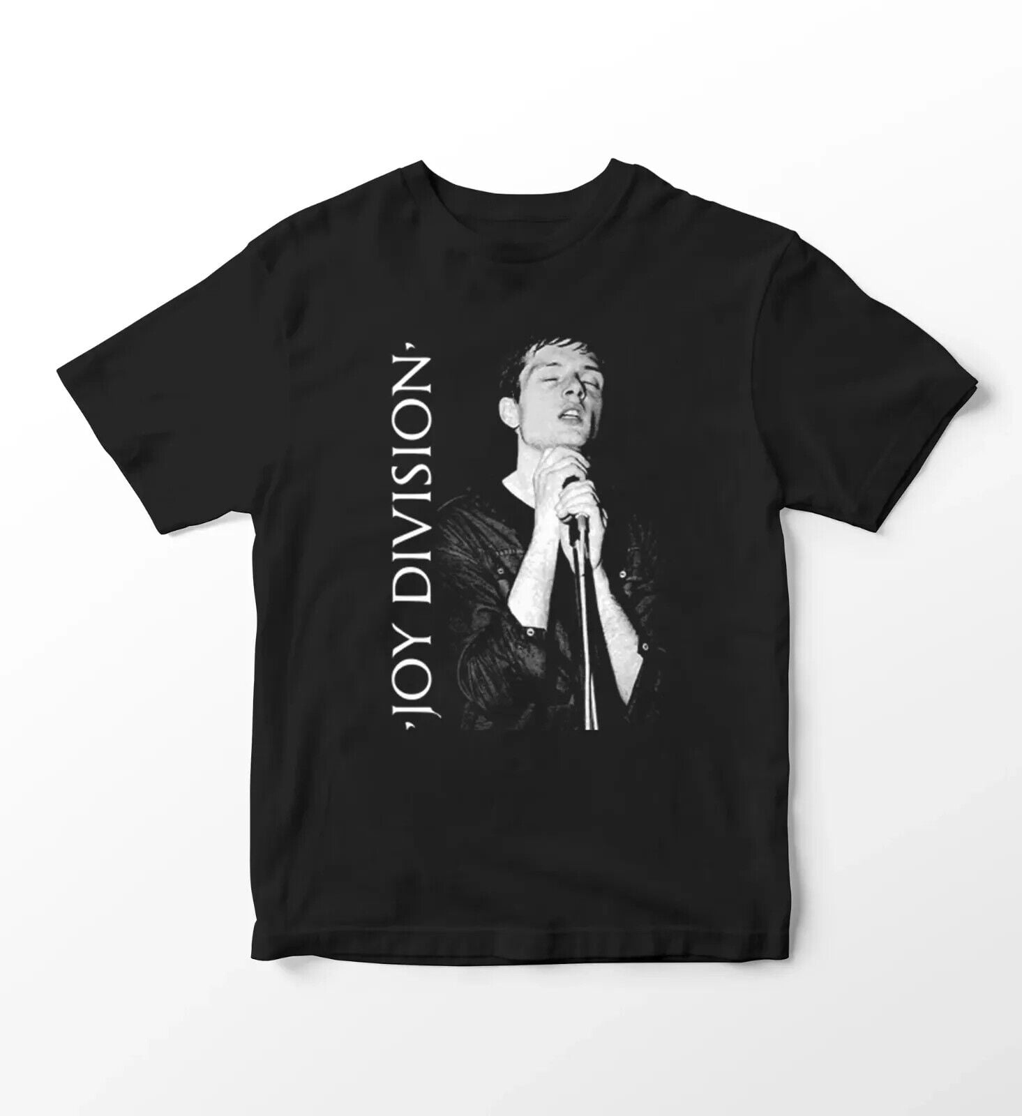 Ian Curtis T-Shirt - Joy Division Singer Mens T-shirt - New - Band Tees ...