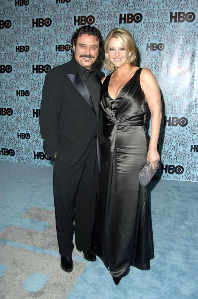 Ian Mcshane, Gwen Humble At Arrivals For Hbo Post-Emmy Party, The Plaza ...