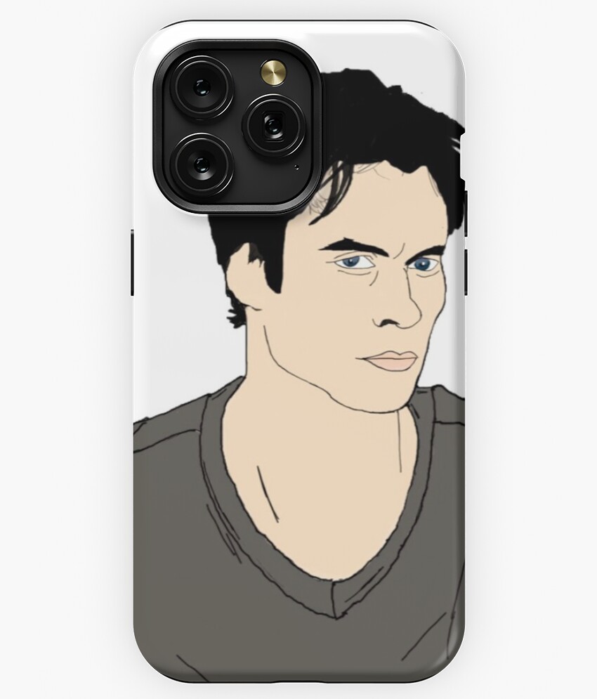 Ian Somerhalder Actor Fan Art Portrait Graphic A982 Phone Case for ...