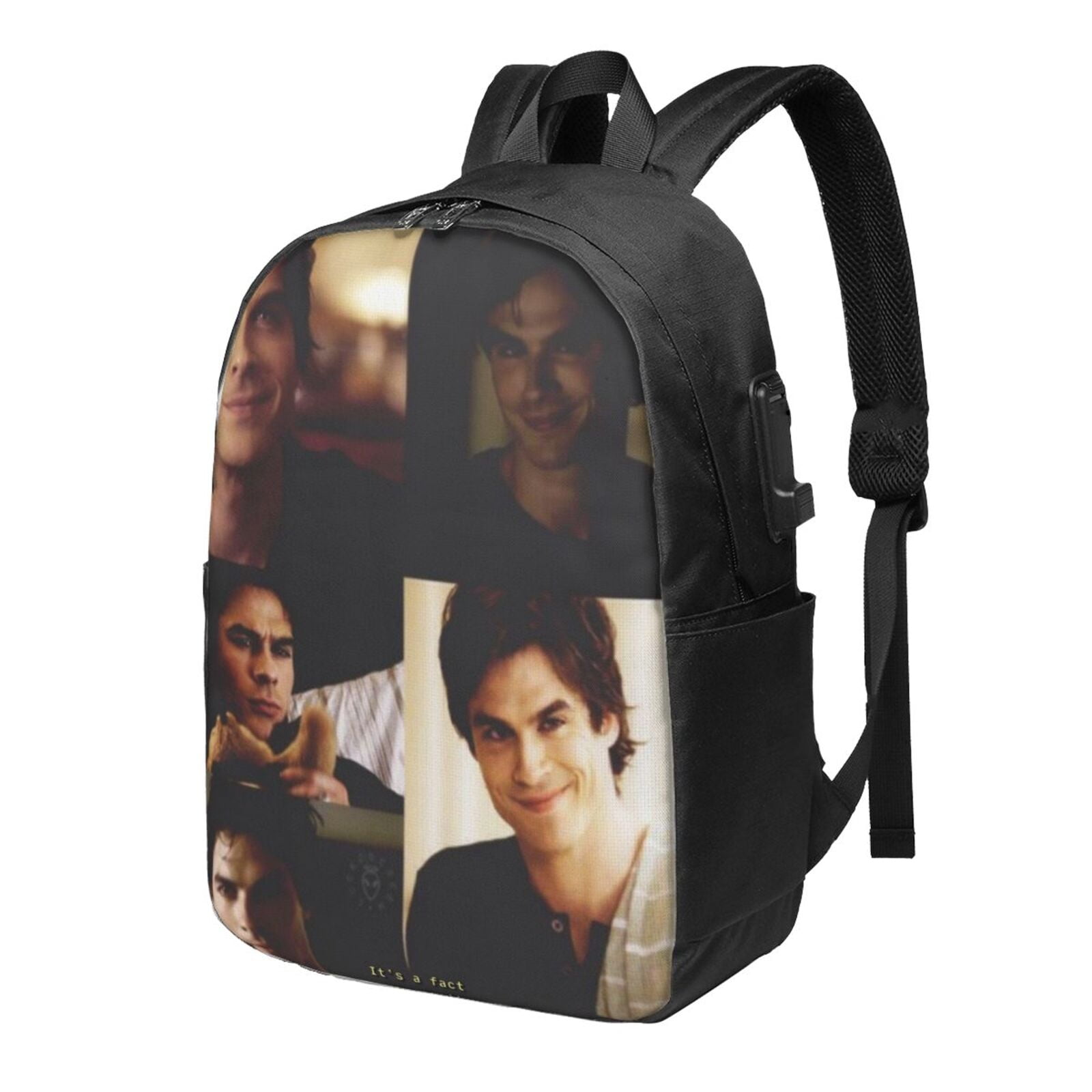 Ian Somerhalder The Vampire Diaries Laptop Backpack Daypack School ...