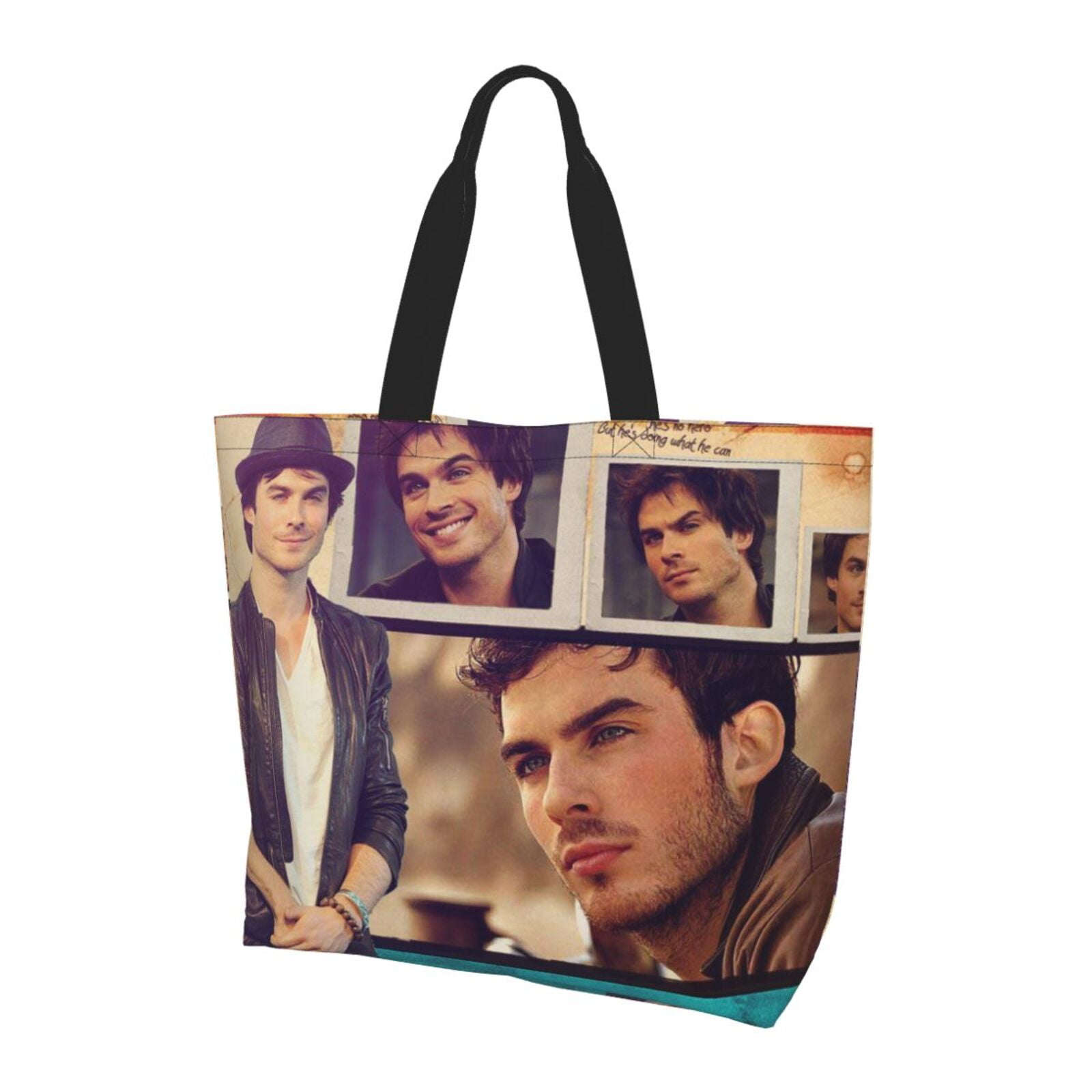 Ian Somerhalder The Vampire Diaries Tote Bags Reusable Women Shoulder ...
