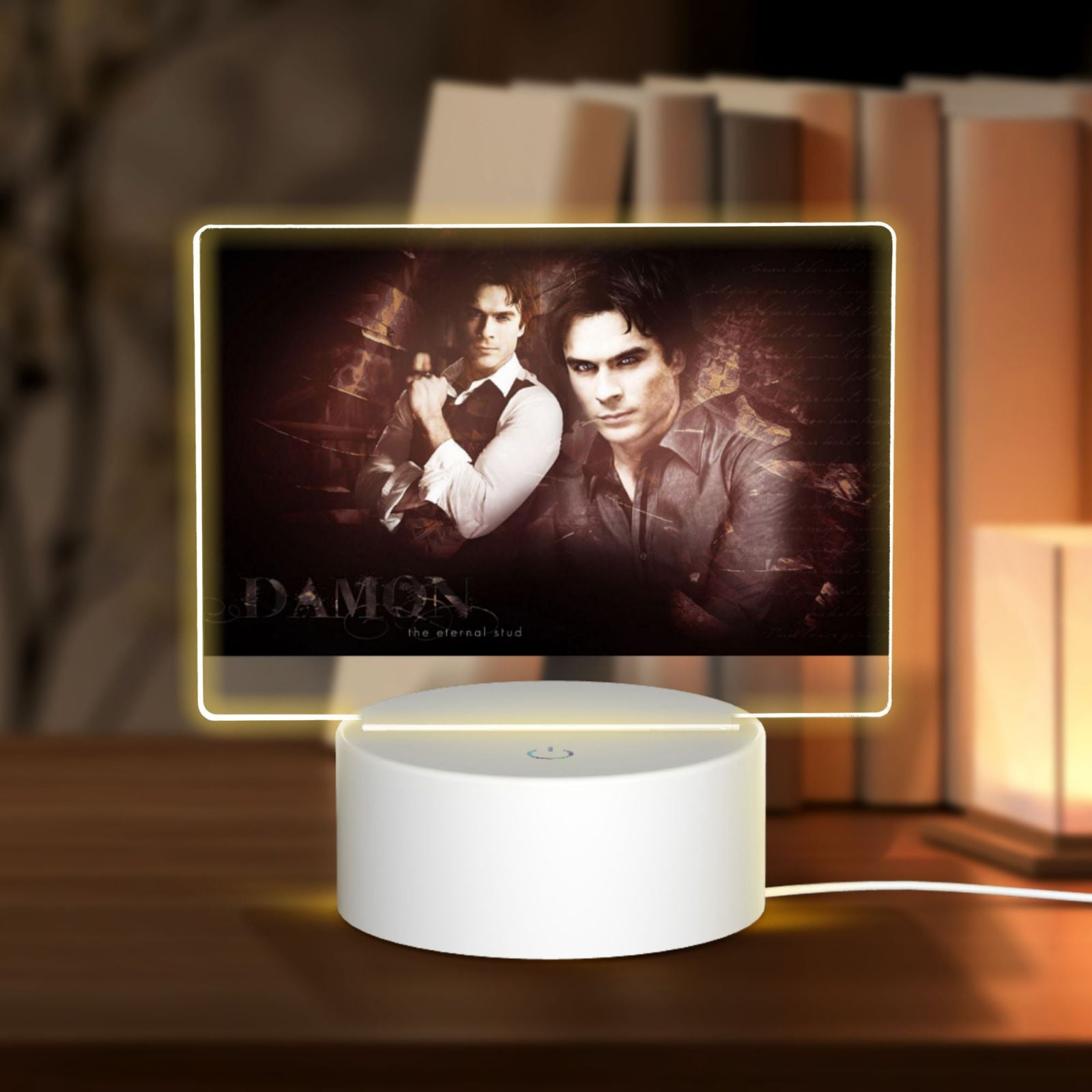 Ian Somerhalder Vampire Diaries Acrylic Night Light Adjustable 3 Light ...