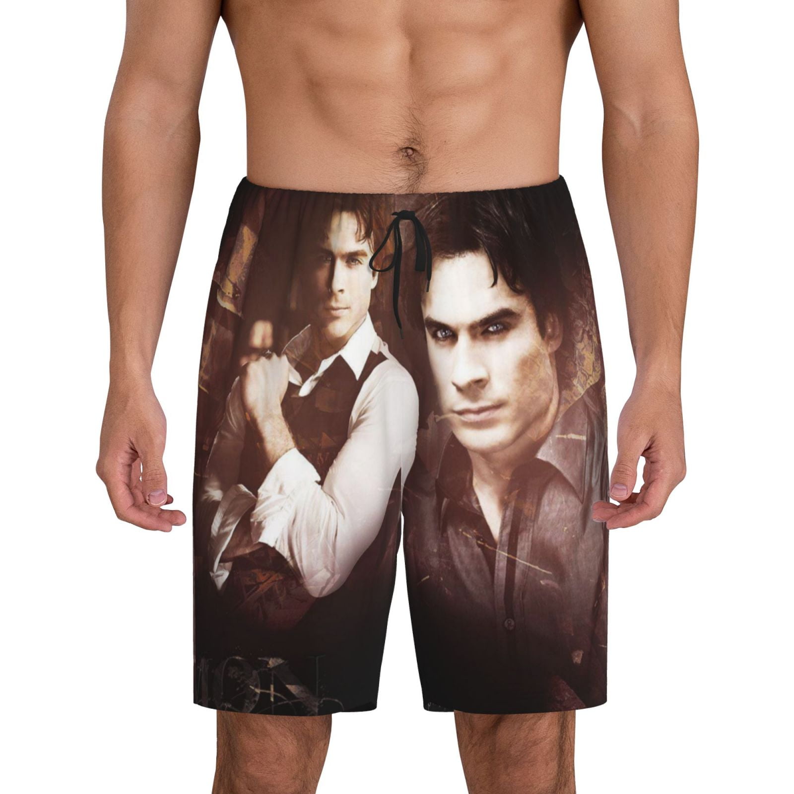 Ian Somerhalder Vampire Diaries Men's Short Pajama Pants Lightweight ...