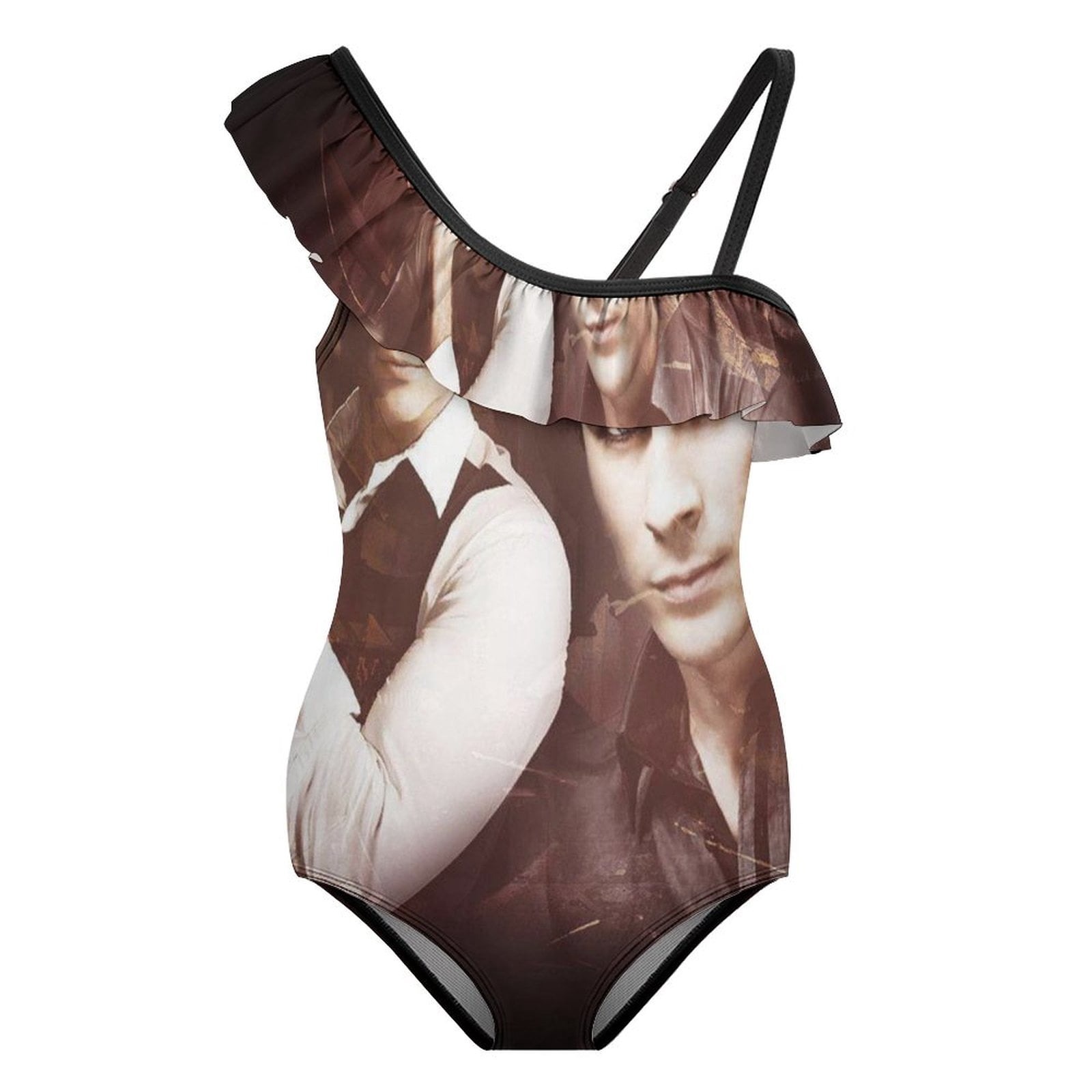 Ian Somerhalder Vampire Diaries One-Piece Swimsuit for Girls Adjustable ...