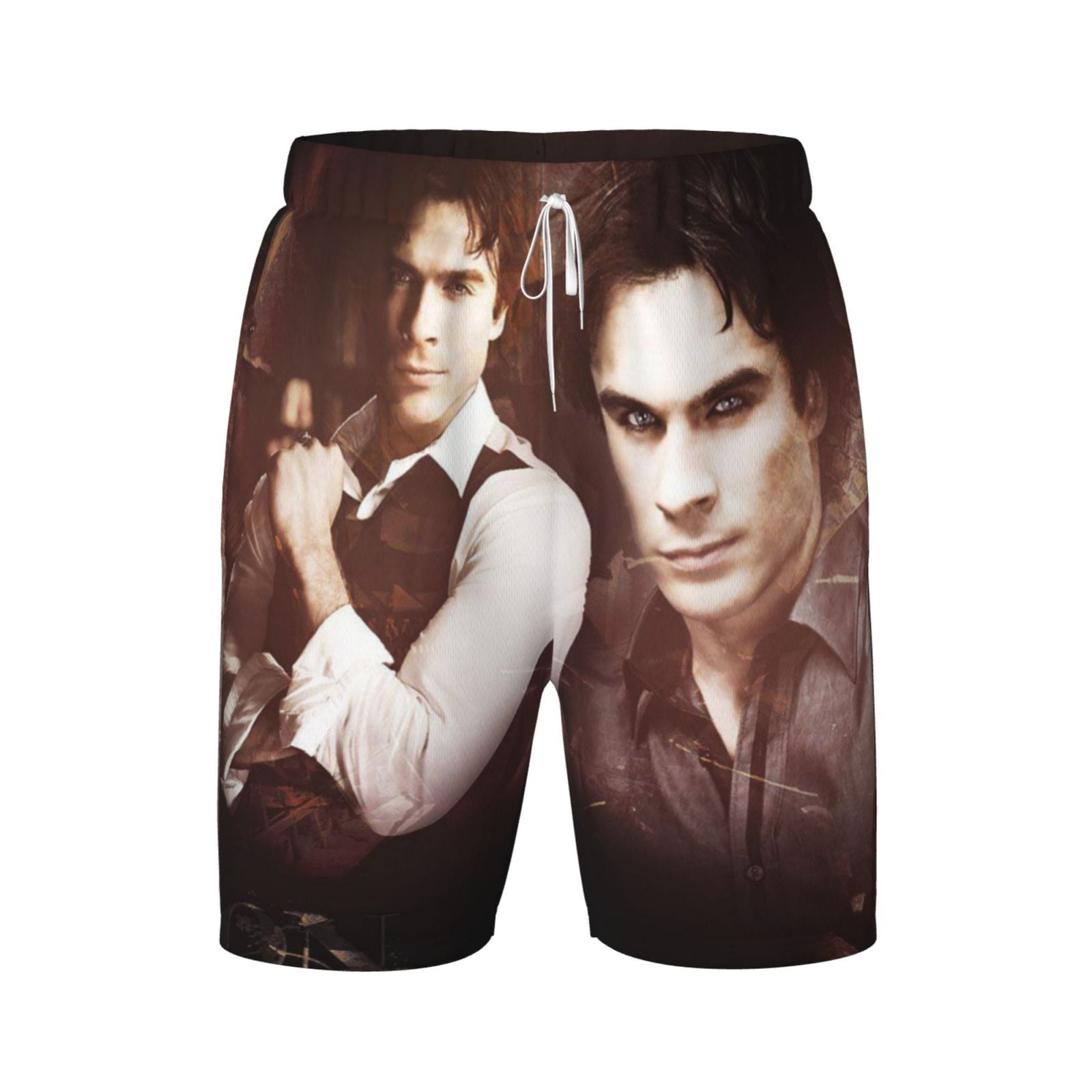 Ian Somerhalder Vampire Diaries Teen Swim Trunks Summer Beach Board ...