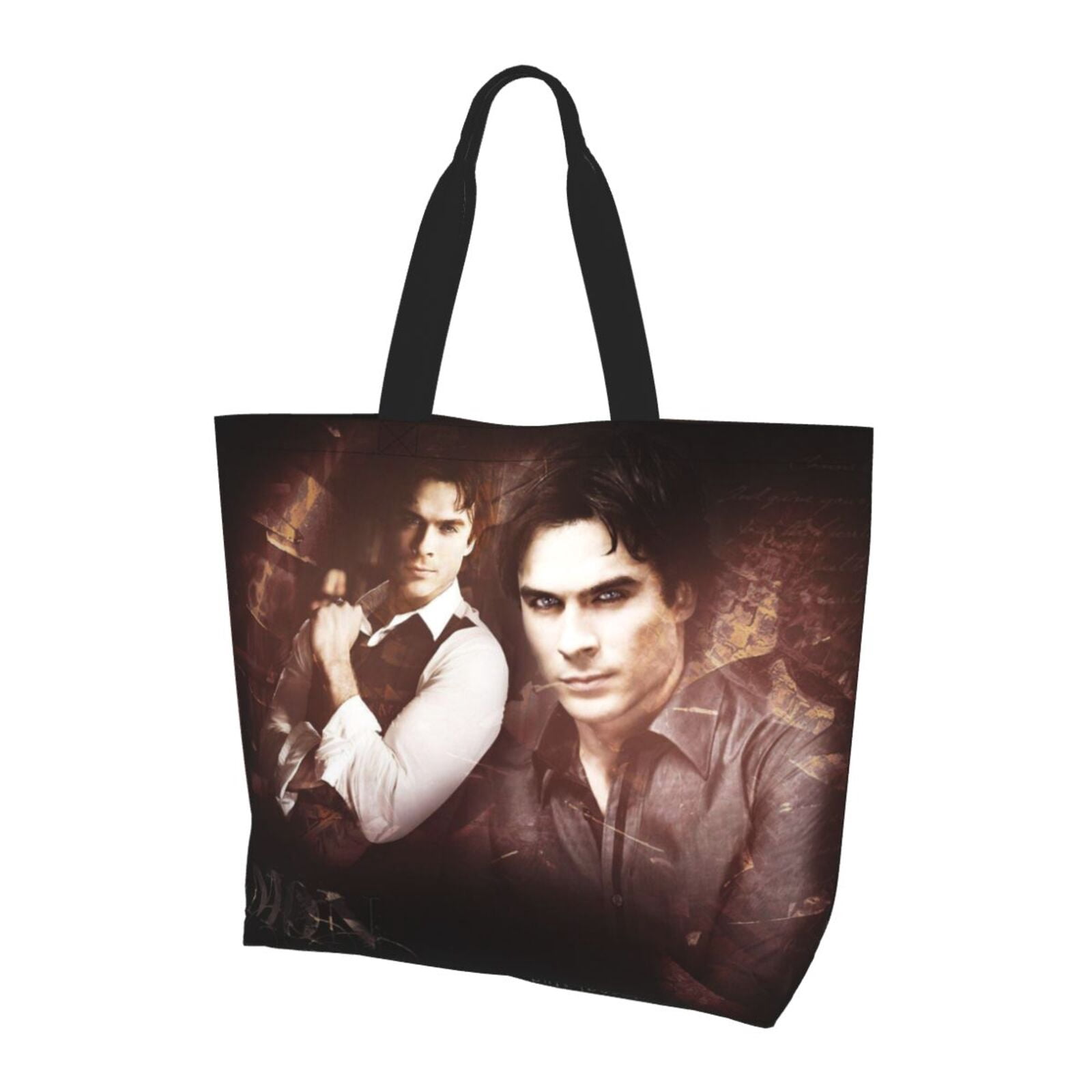 Ian Somerhalder Vampire Diaries Tote Bags Reusable Women Shoulder Bag ...
