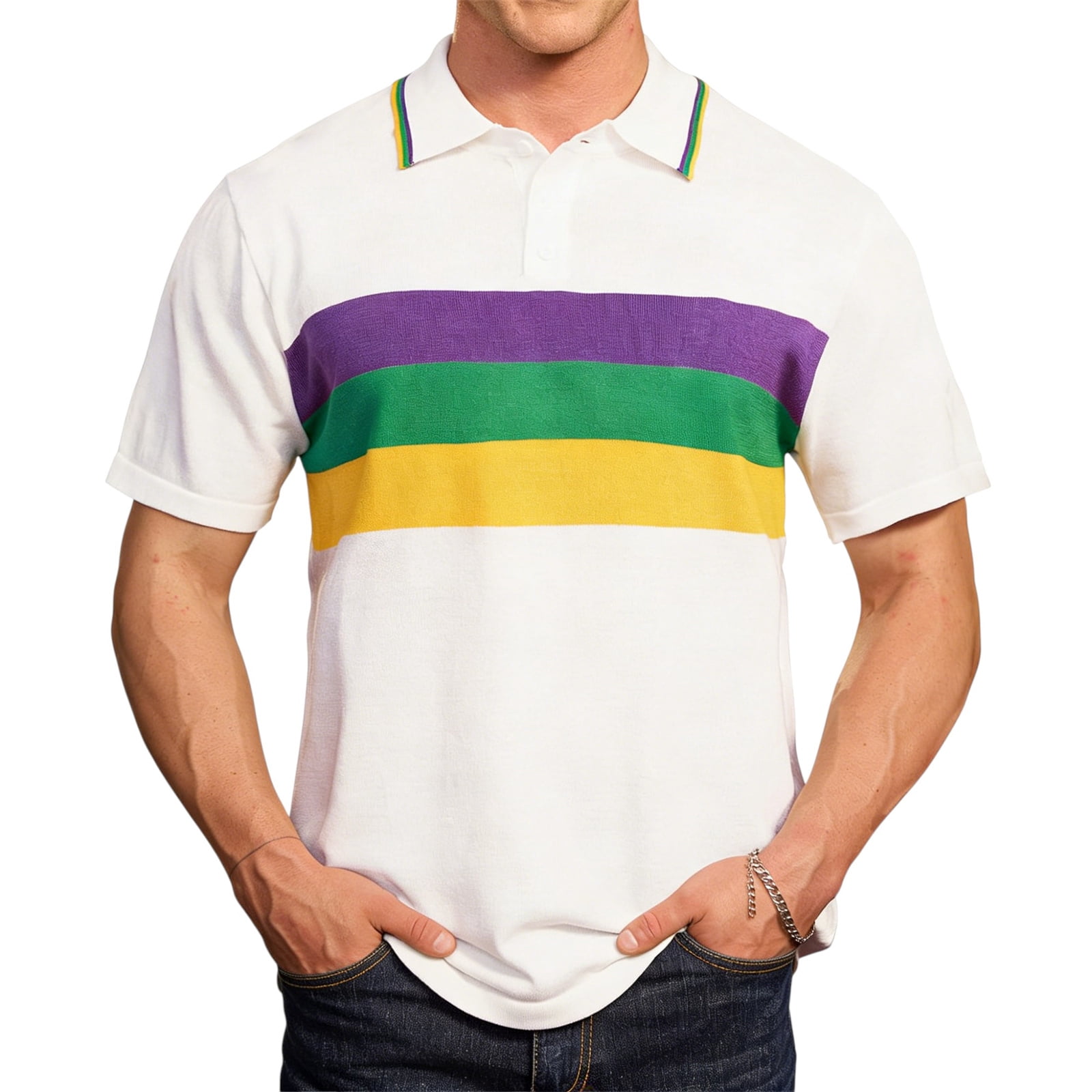 Mardi Gras Polo Shirts