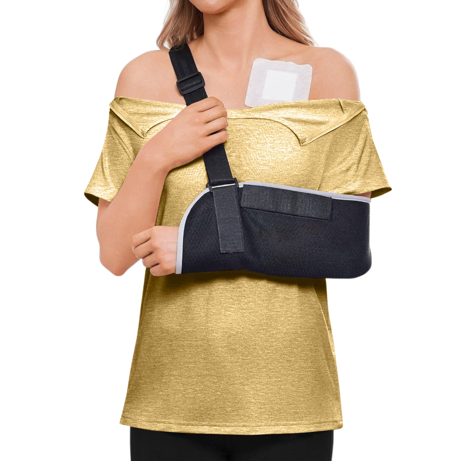 Iaqnaocc Shoulder Post surgery scrubs for women Hospital Chemo Shirts ...