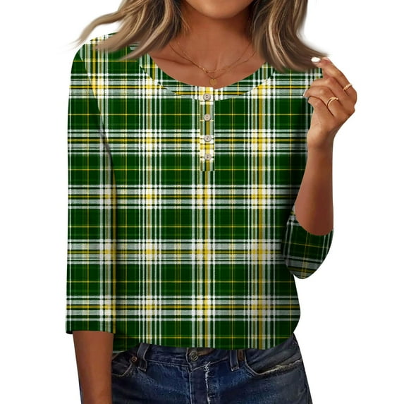 Iaqnaocc St Patrick's Day Women's Tops, Tees & Blouses Party Irish ...