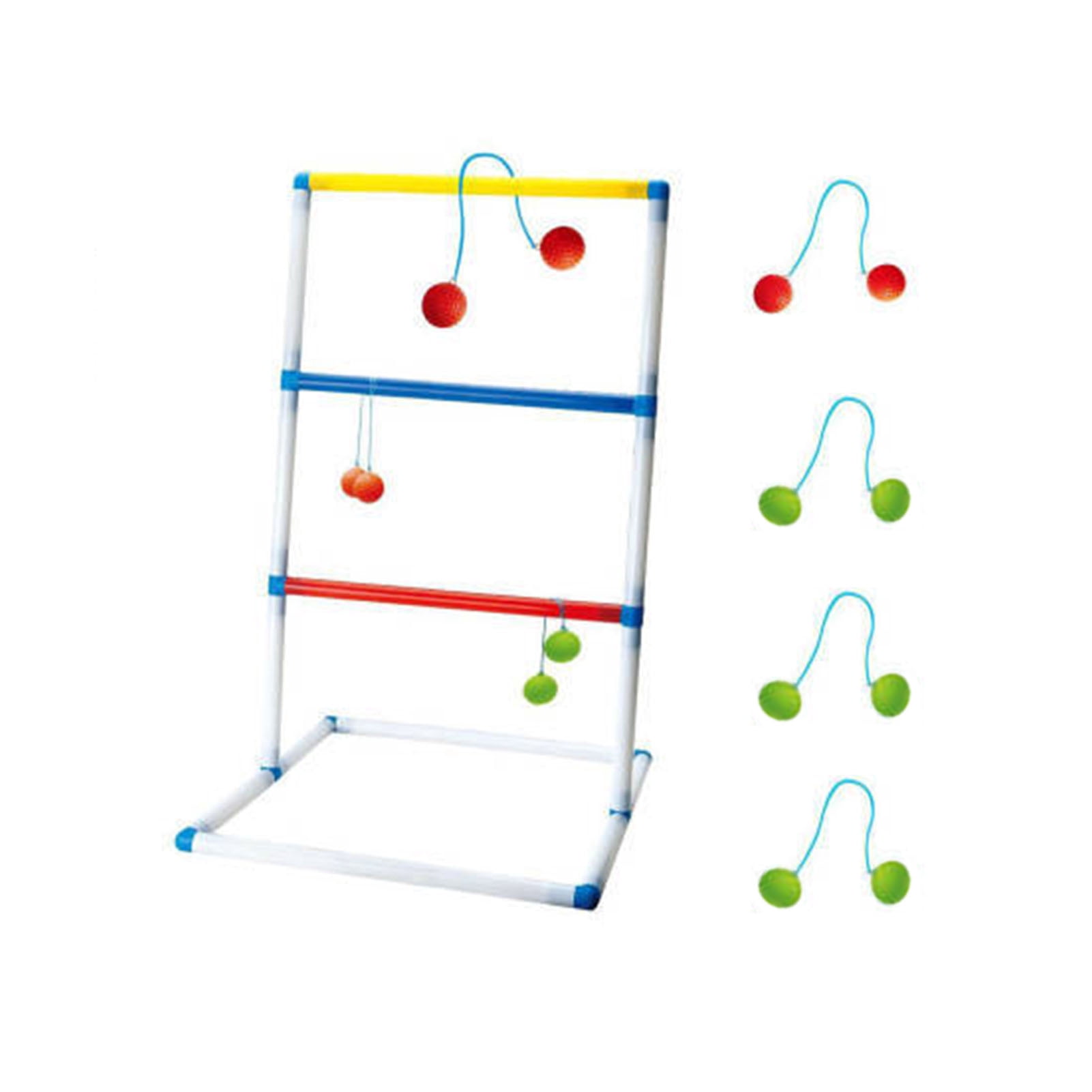 Iaukyu 1 Set Ladder Toss Ball Game with 6 Soft Rubber Golf Balls Easy ...