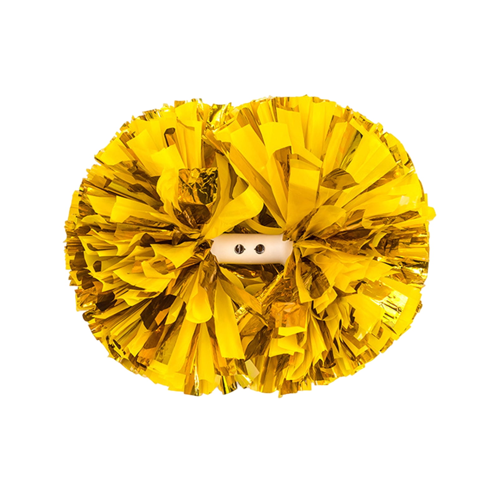 Cheerleading Metallic Pom Poms with Handle Vibrant Color Cheering Squad ...