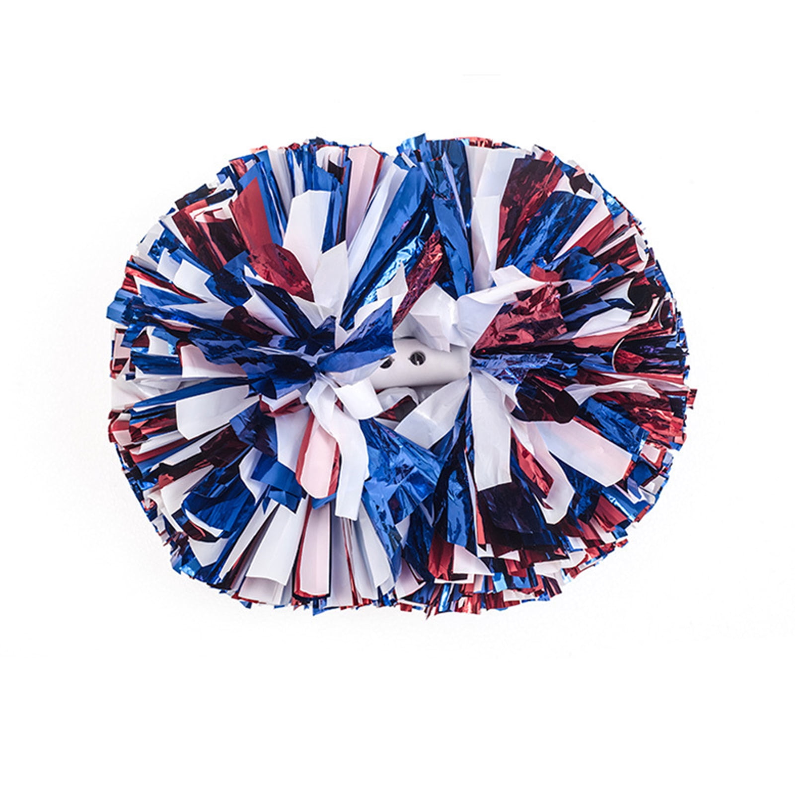 Cheerleading Metallic Pom Poms with Handle Vibrant Color Cheering Squad ...