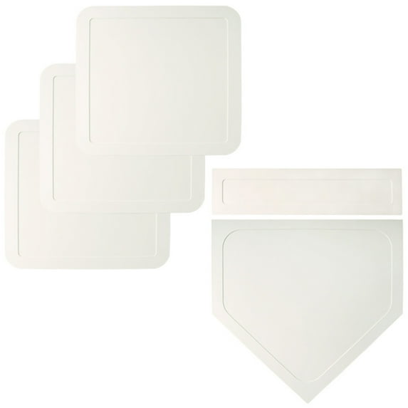 Iaukyu Rubber Baseball Softball Base Set Wear Resistant Home Plate ...