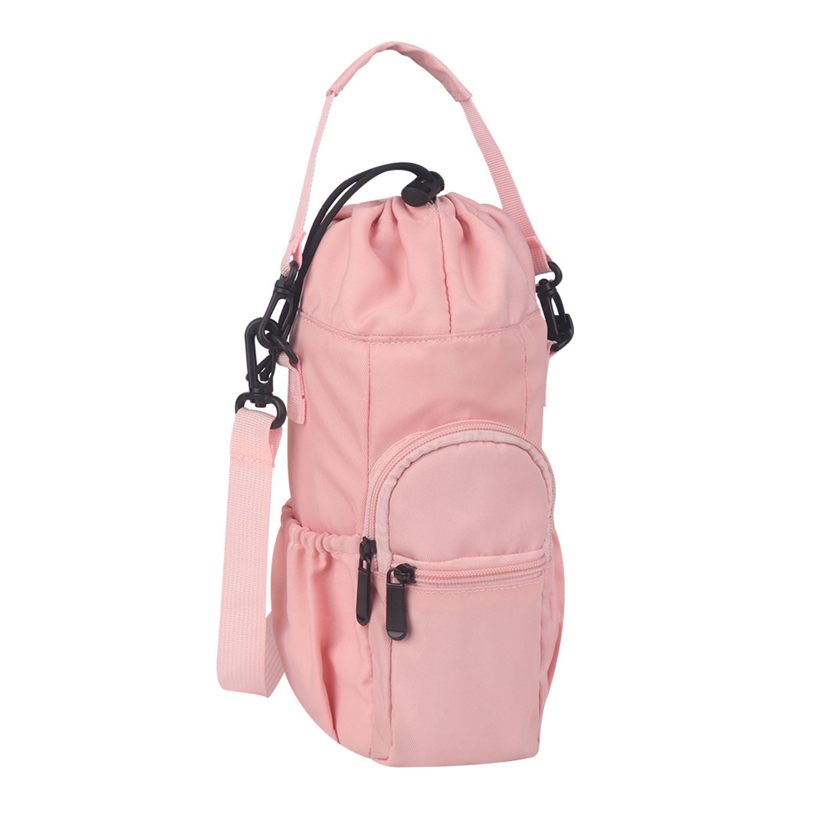 Iaukyu Water Bottle Carrier with Shoulder Strap Zippered Pocket Design ...