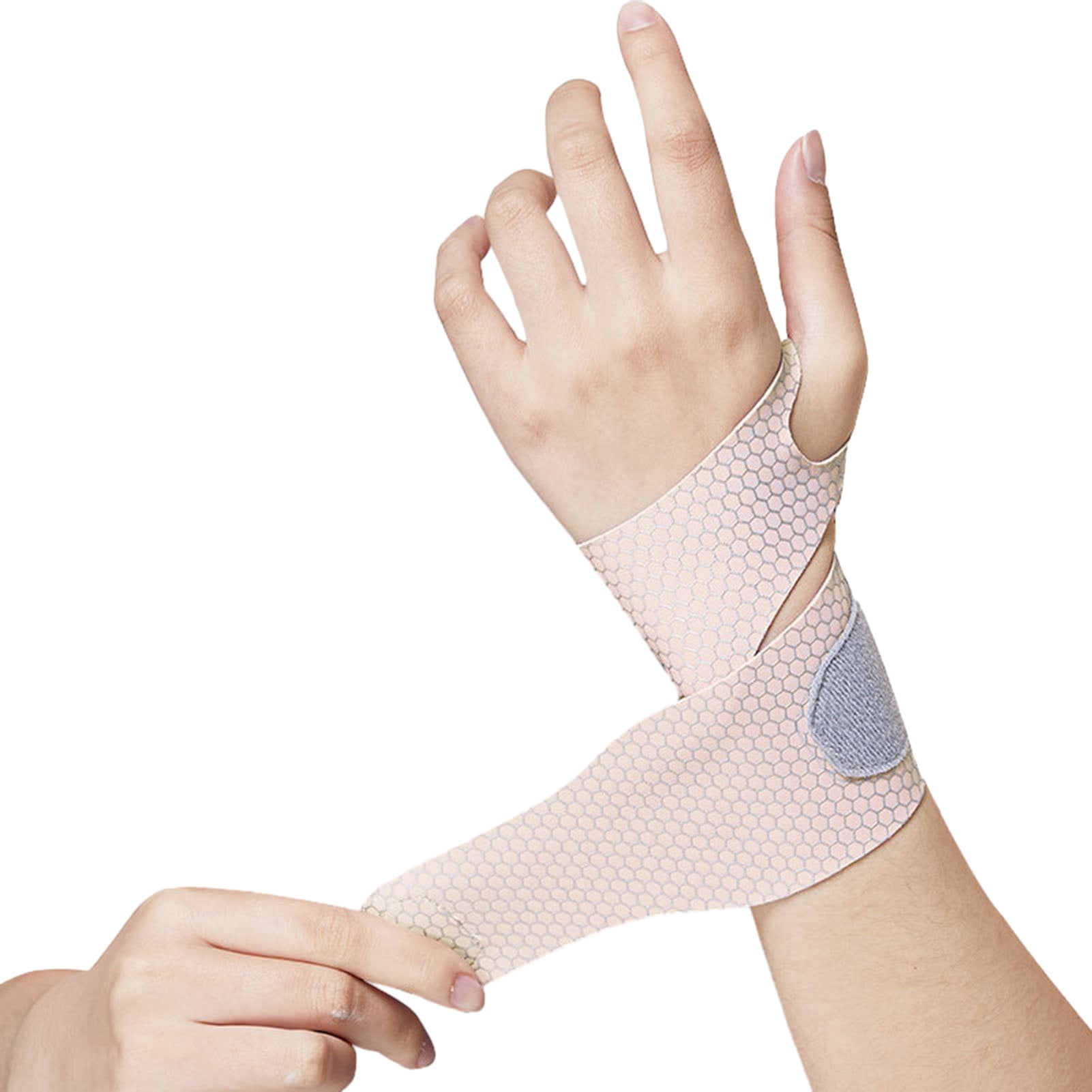 Iaukyu Wrist Brace Sport Slim Wrist Wrap Adjustable Soft Breathable ...