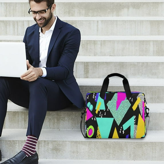 Iauyy 16inch Laptop Briefcase for Men/Women , Detachable Strap & Padded ...