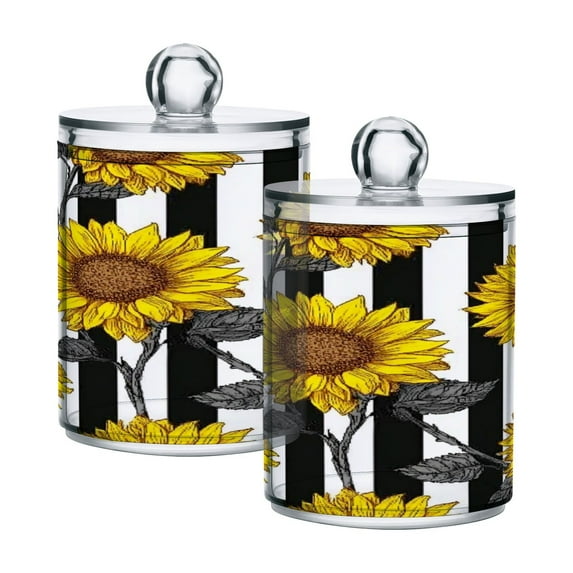 Iauyy 4 pack Transparent Floss Storage Container - Sealed Cotton Pad ...