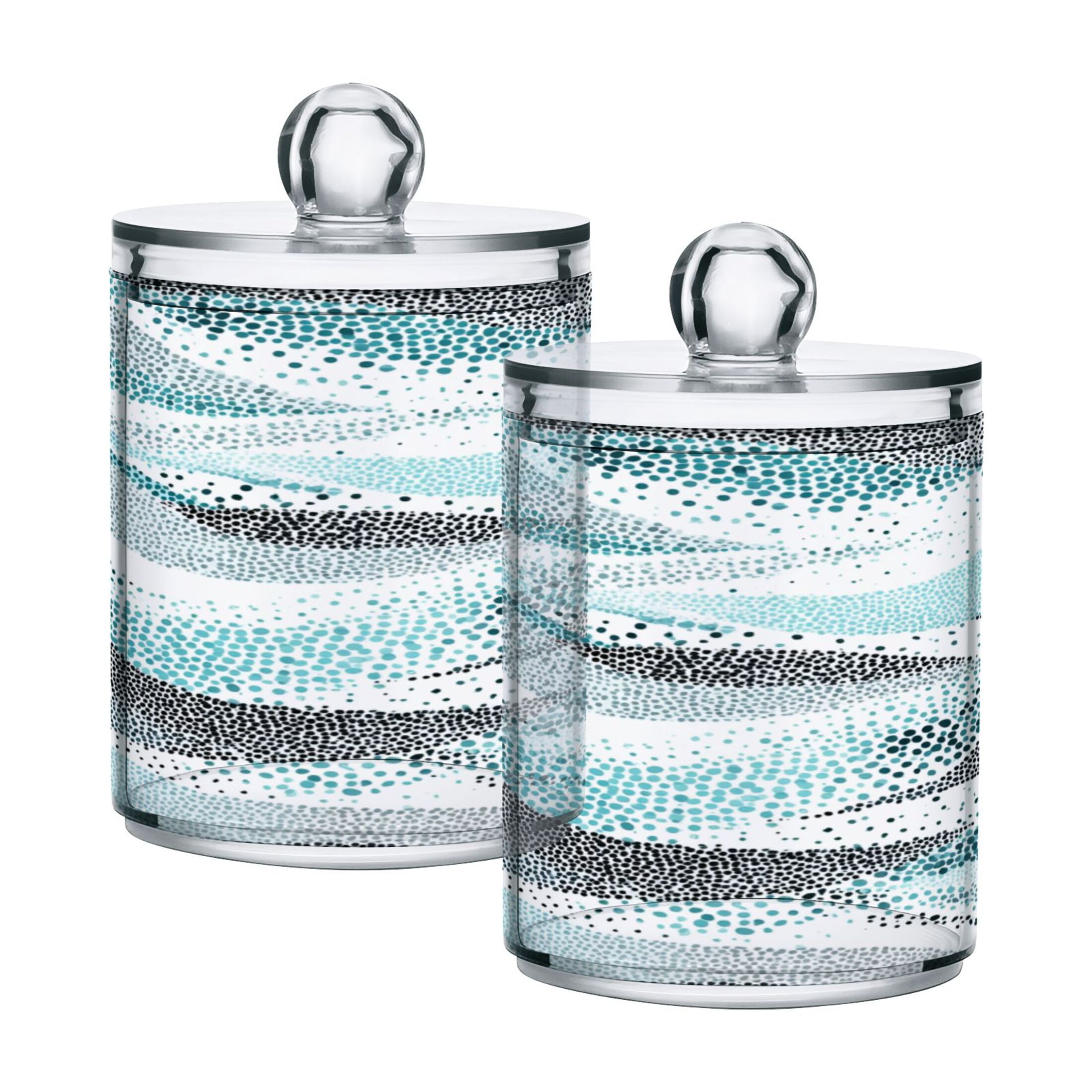 Iauyy 4 pack Transparent Floss Storage Container - Sealed Cotton Pad ...