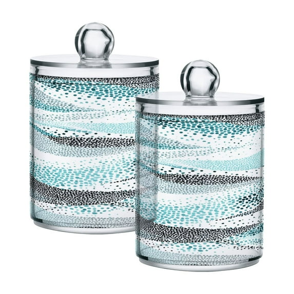 Iauyy 4 pack Transparent Floss Storage Container - Sealed Cotton Pad ...