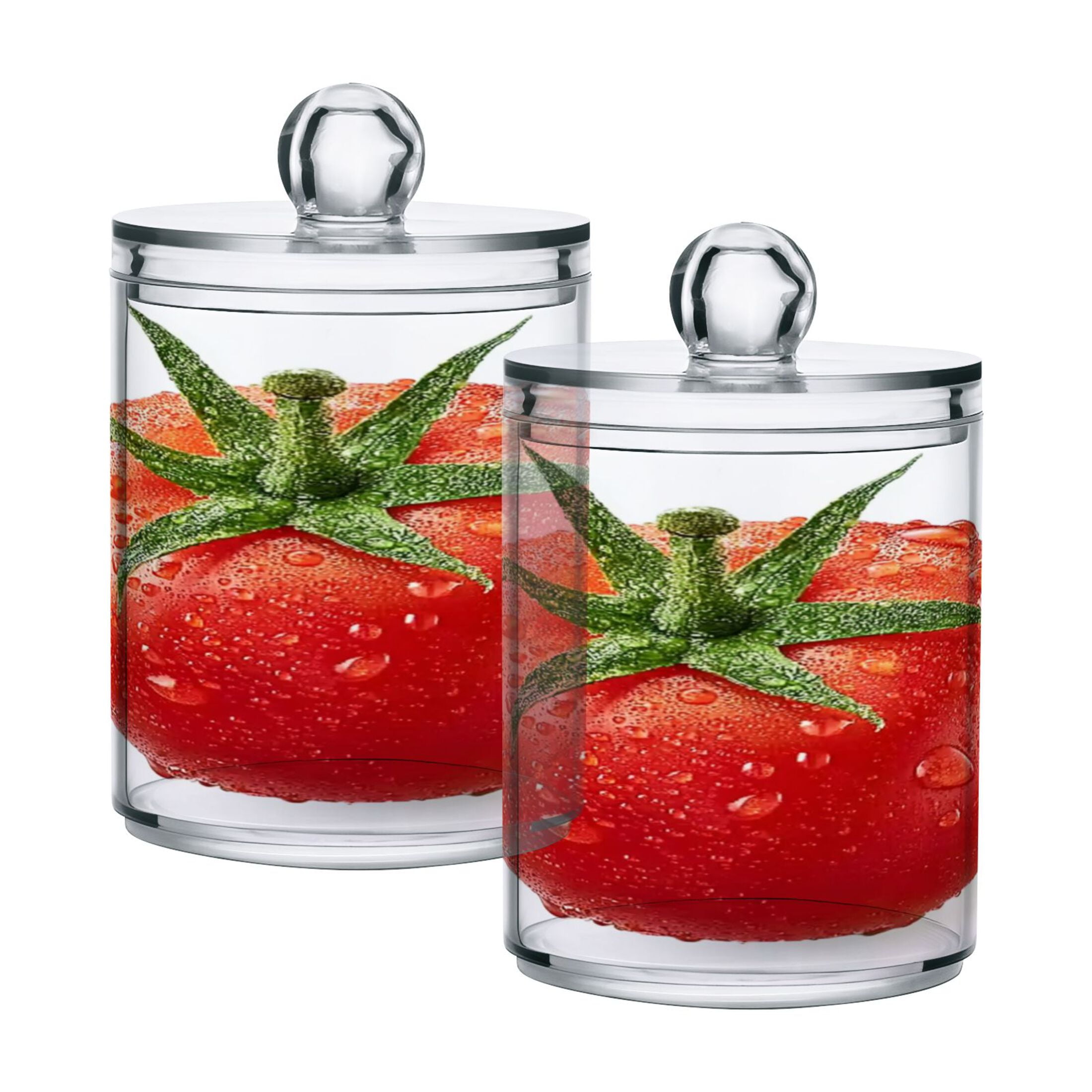 Iauyy 4 pack Transparent Floss Storage Container - Sealed Cotton Pad ...